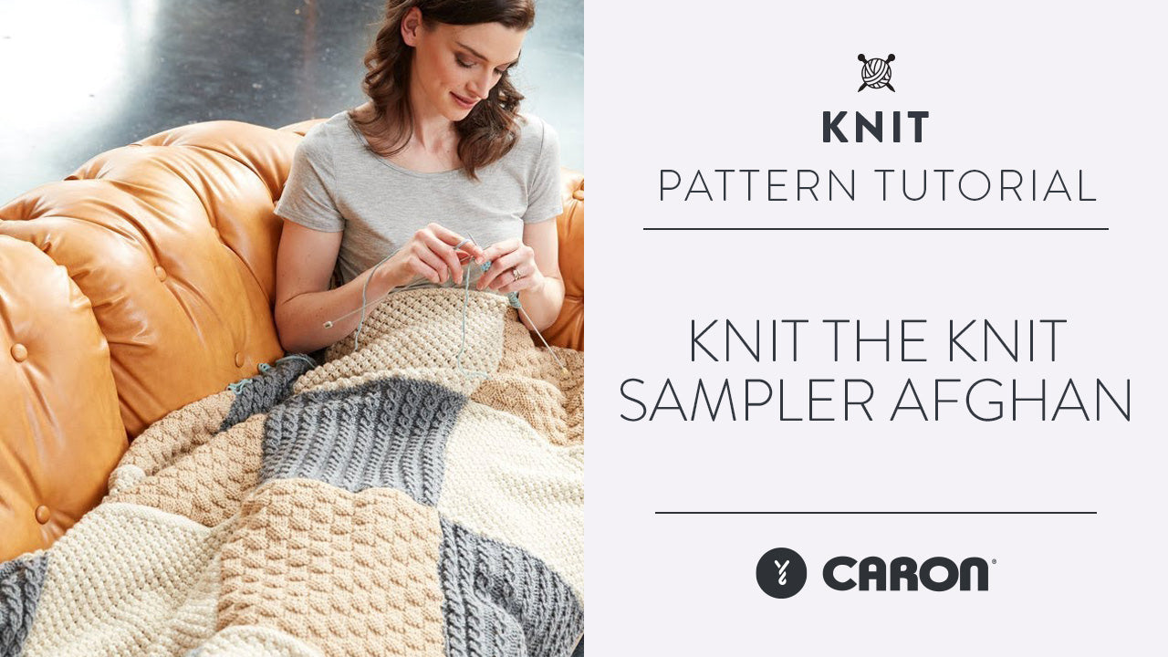 Knit the Knit Sampler Afghan | Yarnspirations