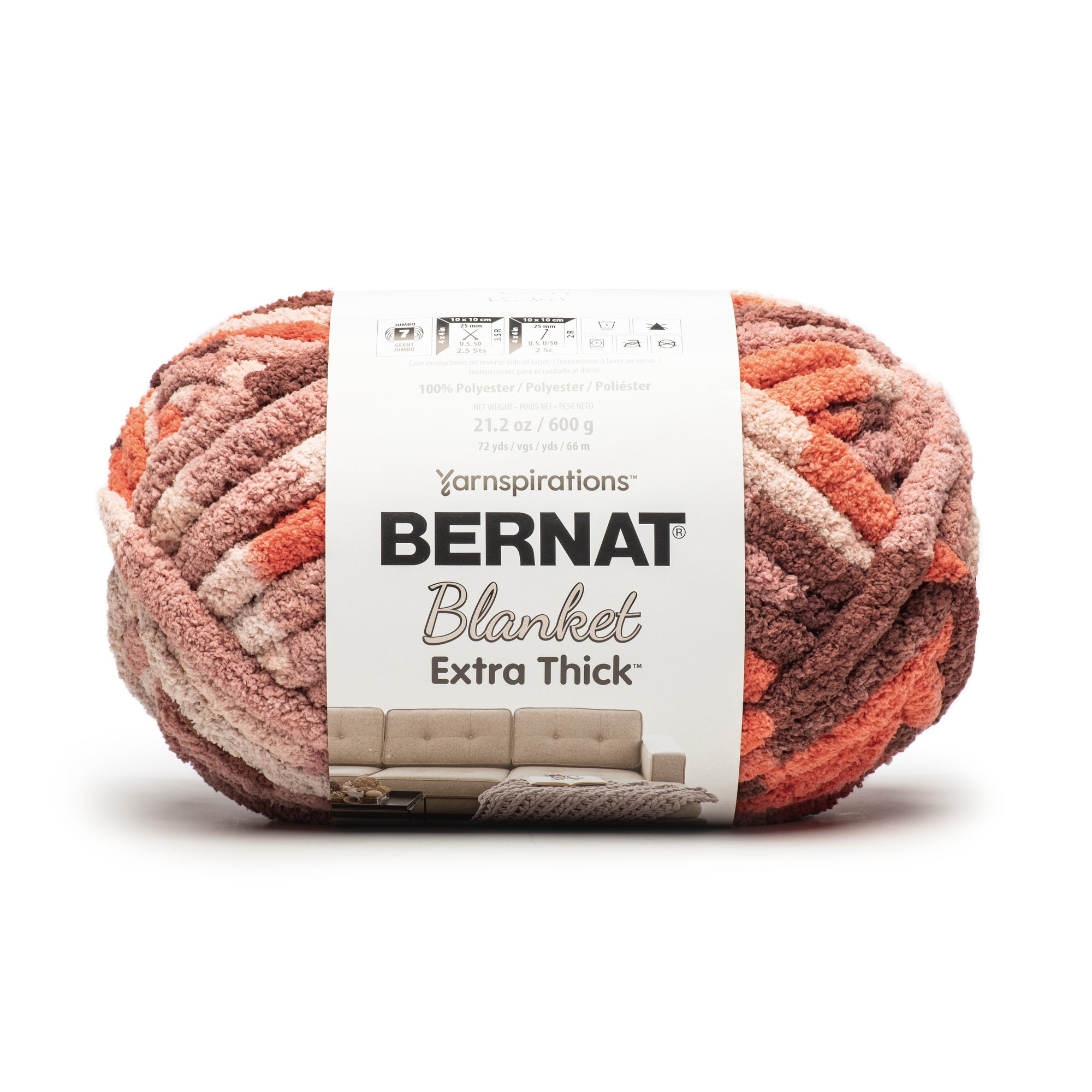 Bernat Blanket Extra Thick Yarn (600g/21.2oz) | Yarnspirations