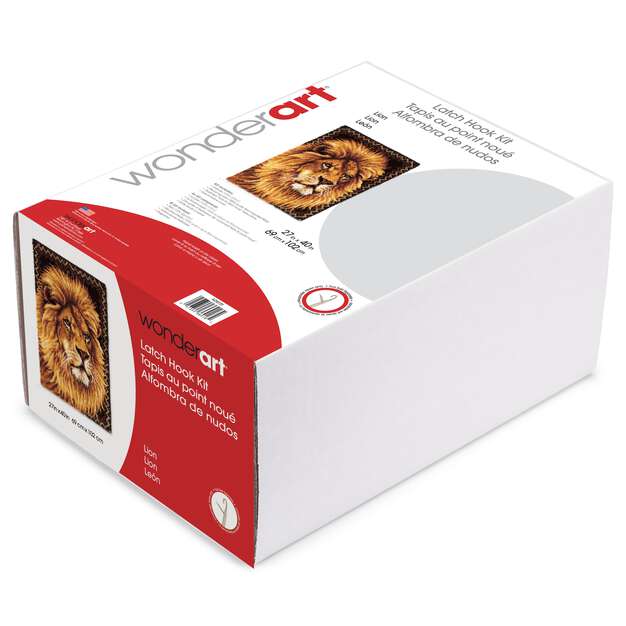 WonderArt Lion Kit 27" x 40" | Yarnspirations