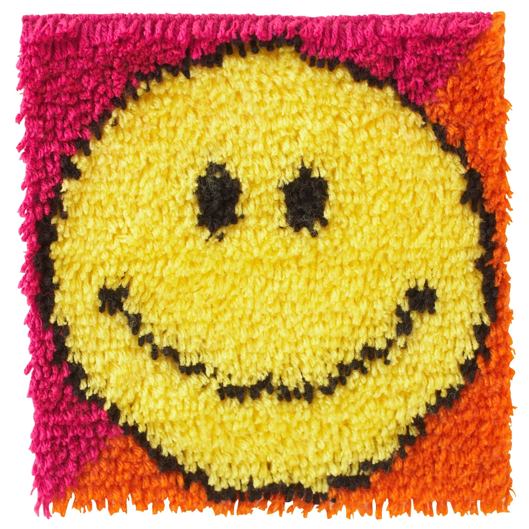 WonderArt Smiley Face Kit 12" x 12" | Yarnspirations