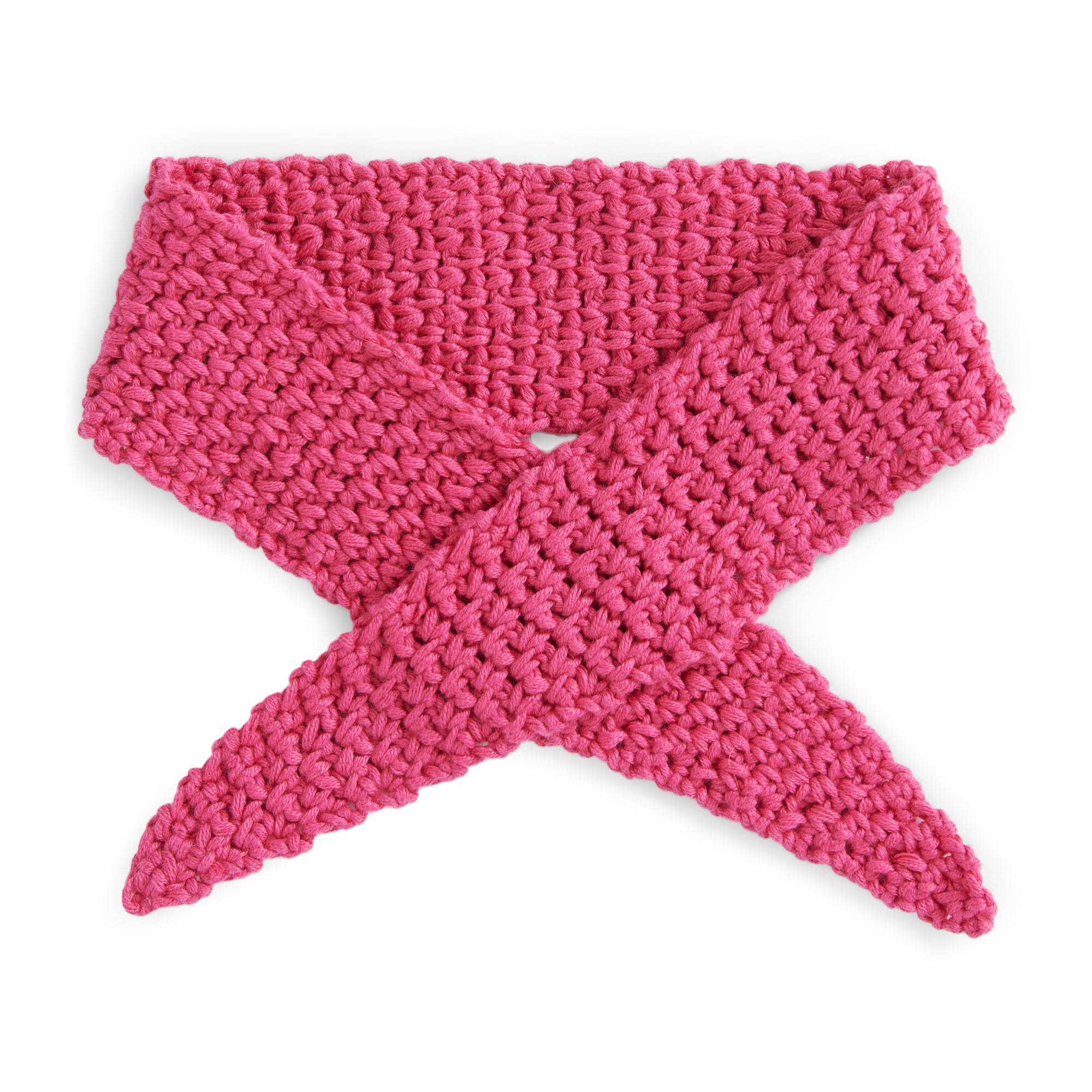 Free Easy Bernat Neckerchief Crochet Pattern | Yarnspirations