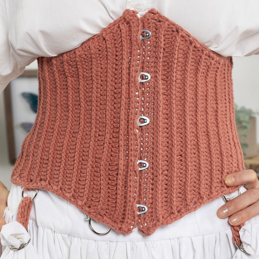 Free Bernat Crochet Corset Belt Pattern | Yarnspirations