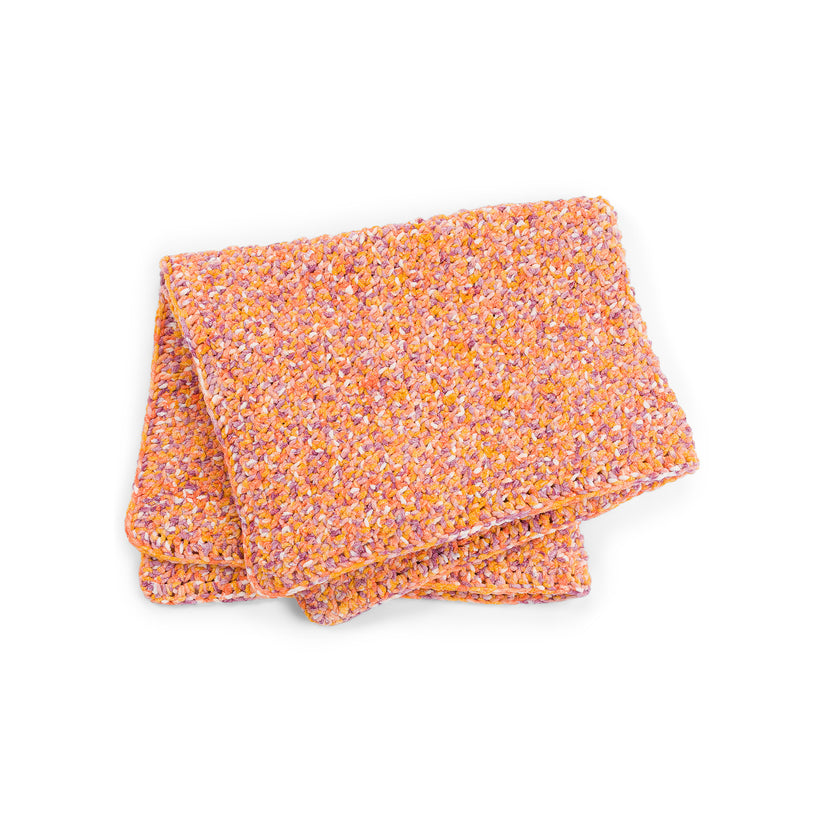 Free Beginner Bernat Sunset Bubbles Crochet Blanket Pattern ...