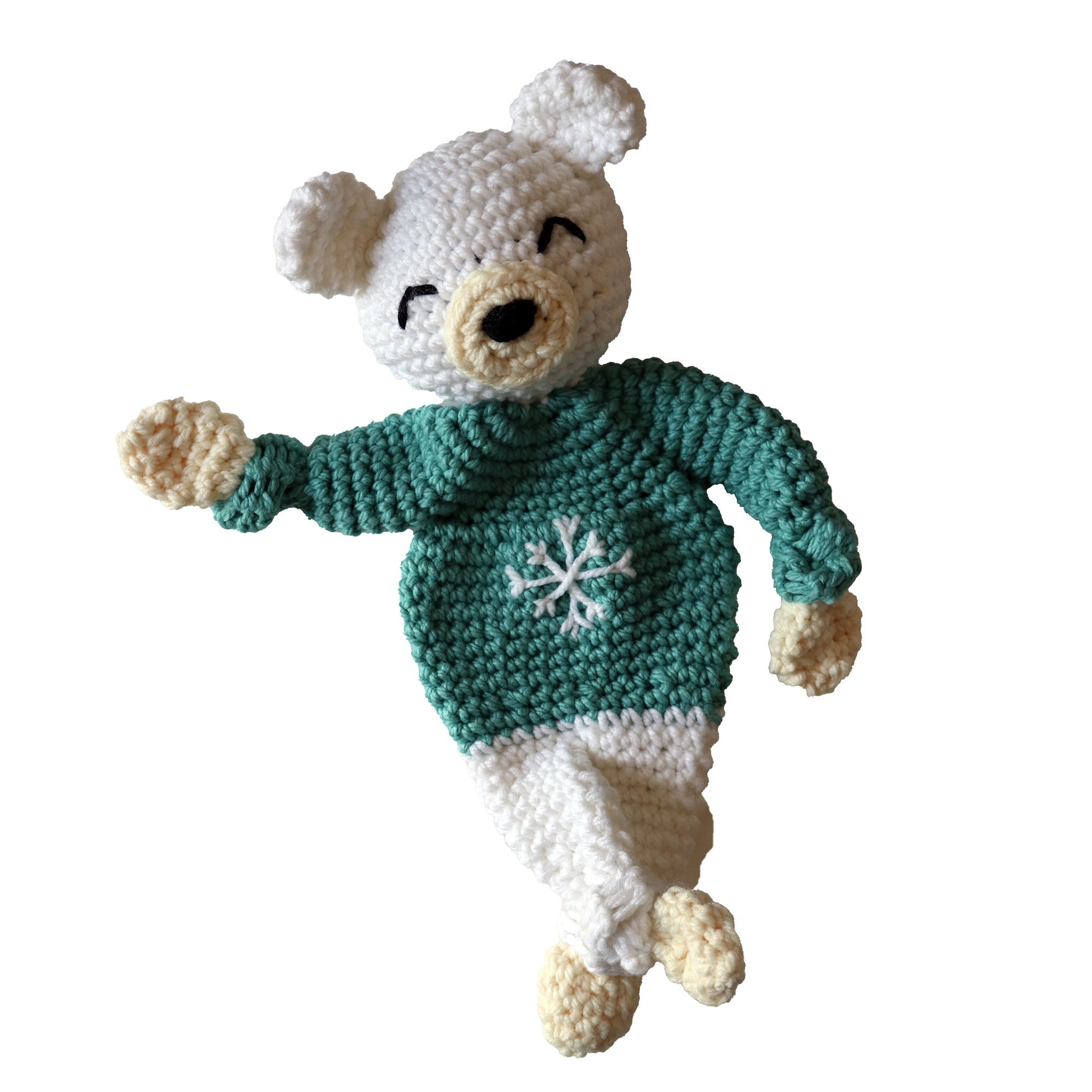 Free Easy Bernat Crochet Knotted Bear Lovey Pattern | Yarnspirations