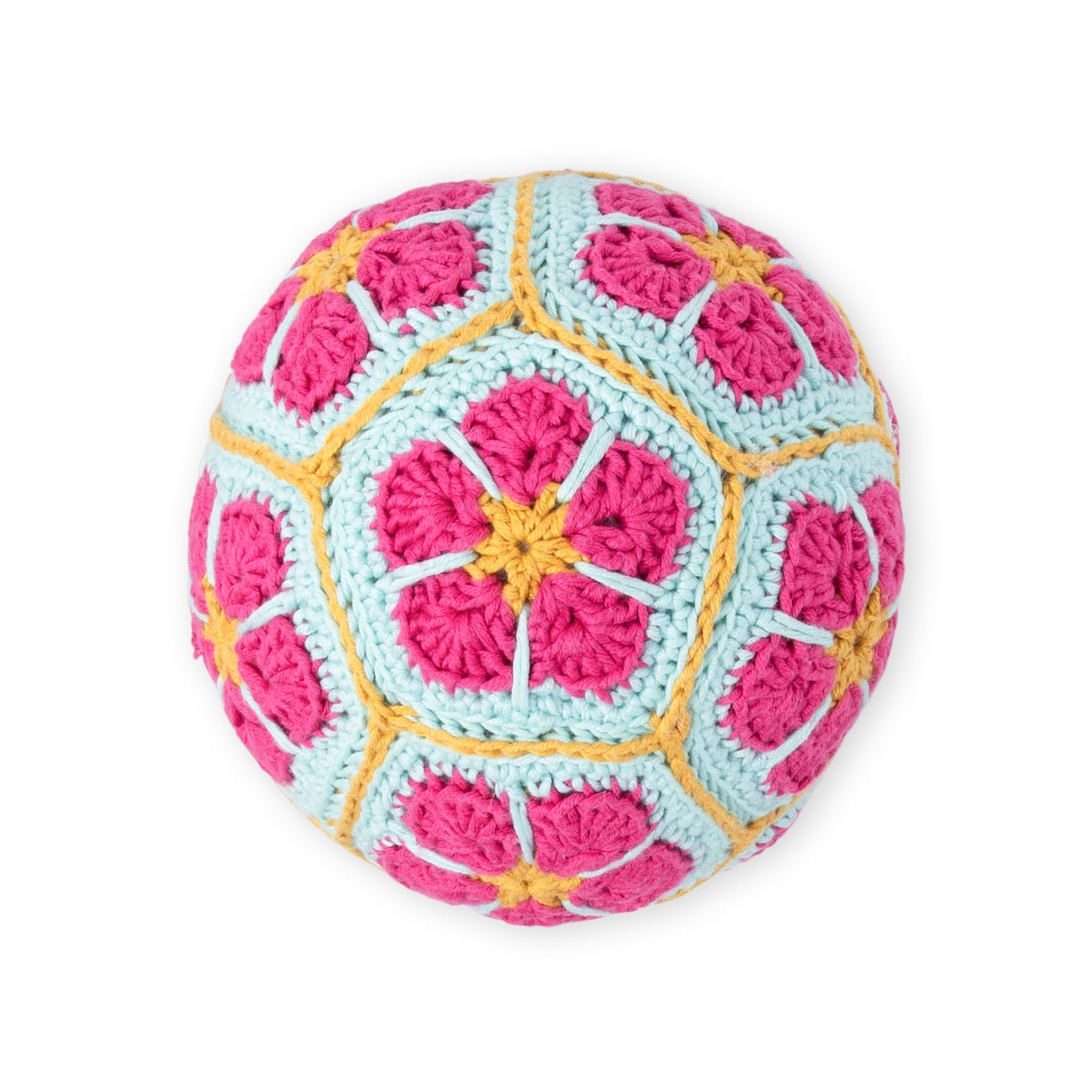 Free Easy Bernat Blooming Blossom Ball Crochet Pattern | Yarnspirations