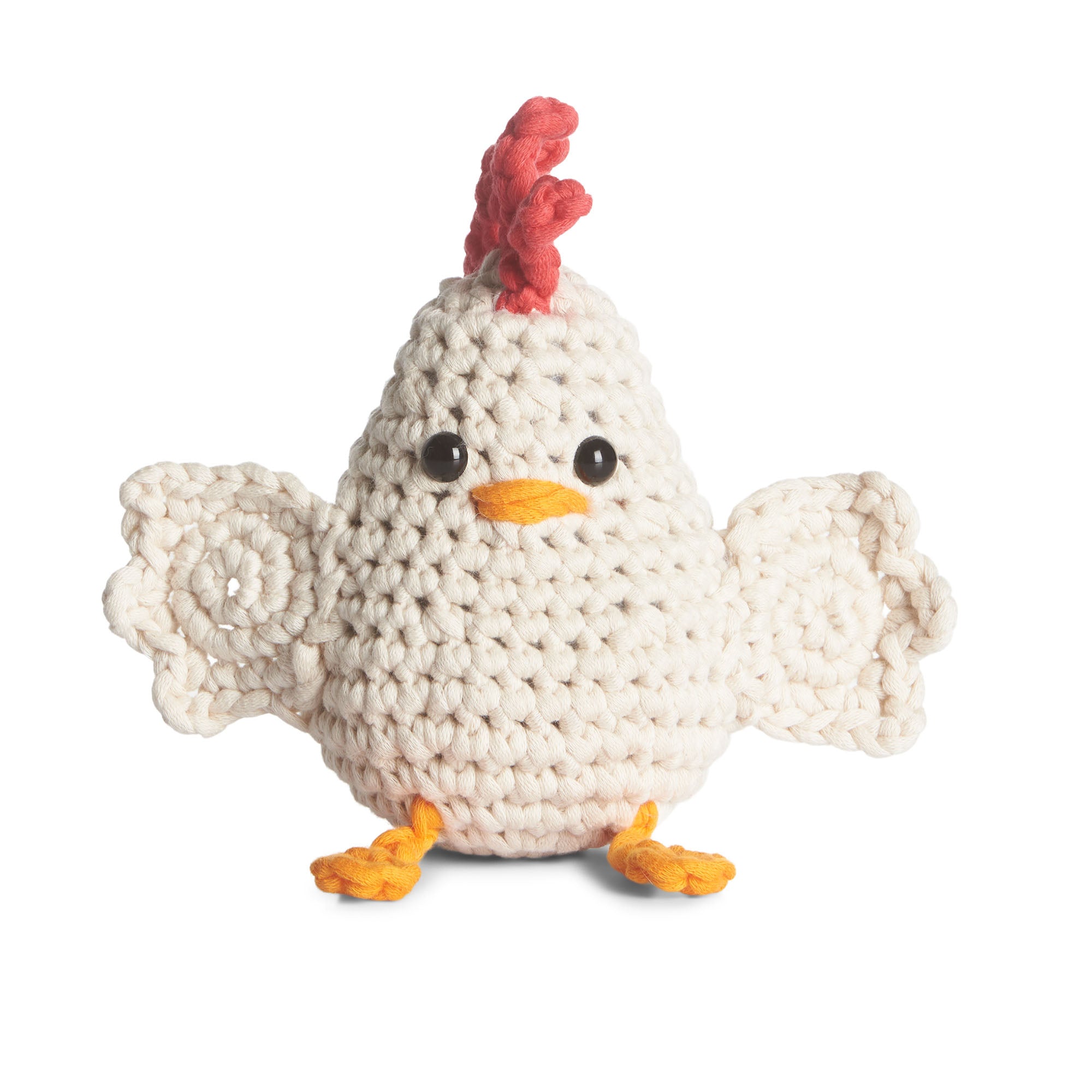Free Easy Bernat Maker Mini Crochet Chicken Pattern | Yarnspirations