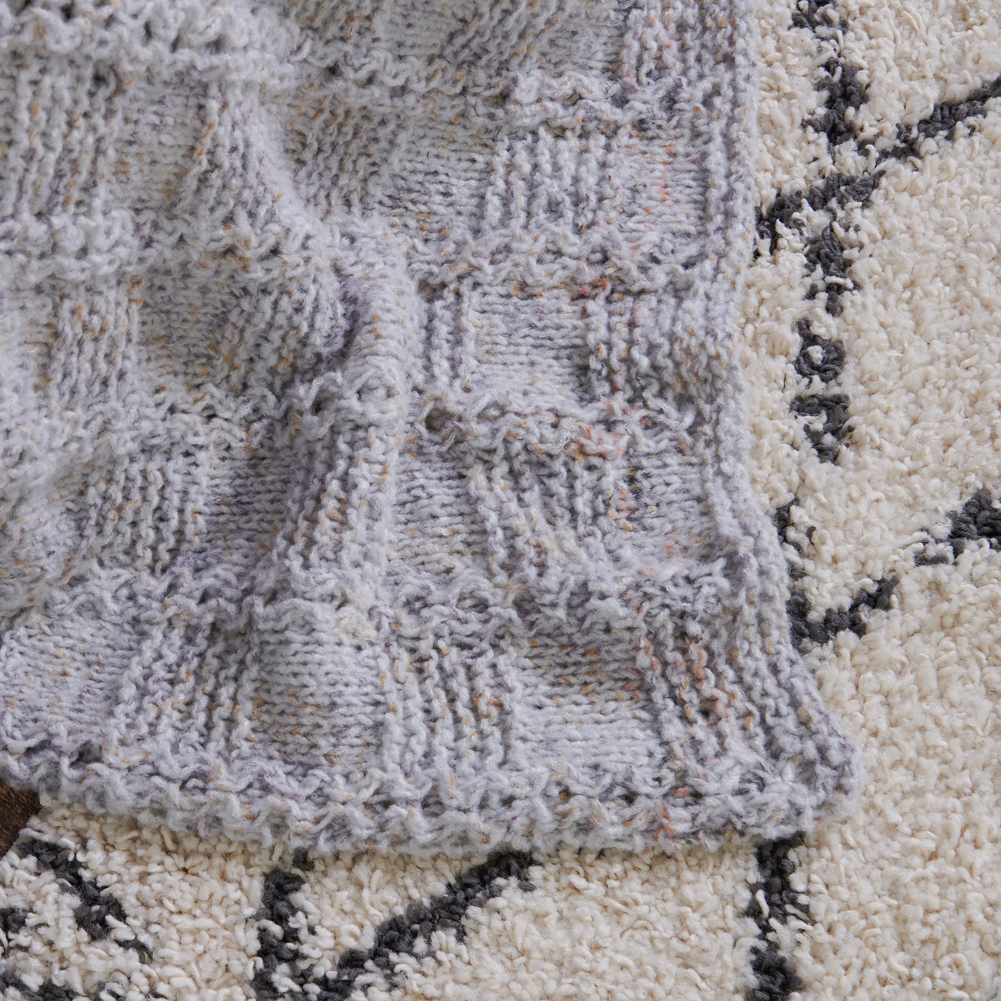 Free Easy Bernat Blocks fo Garter Blanket Knitting Pattern | Yarnspirations