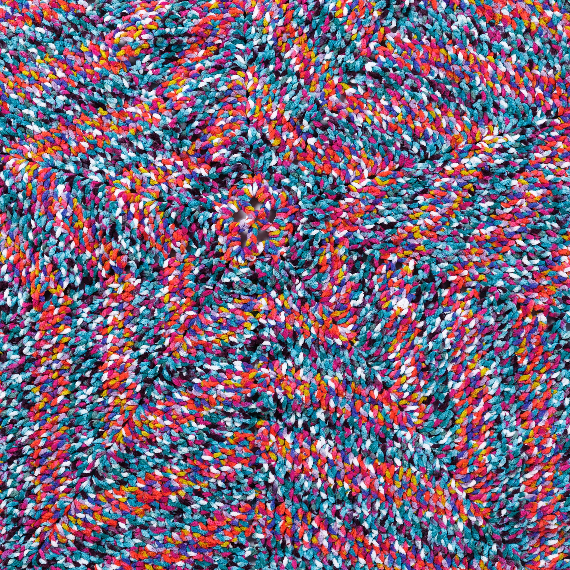 Free Easy Bernat Stripy Star Crochet Blanket Pattern | Yarnspirations