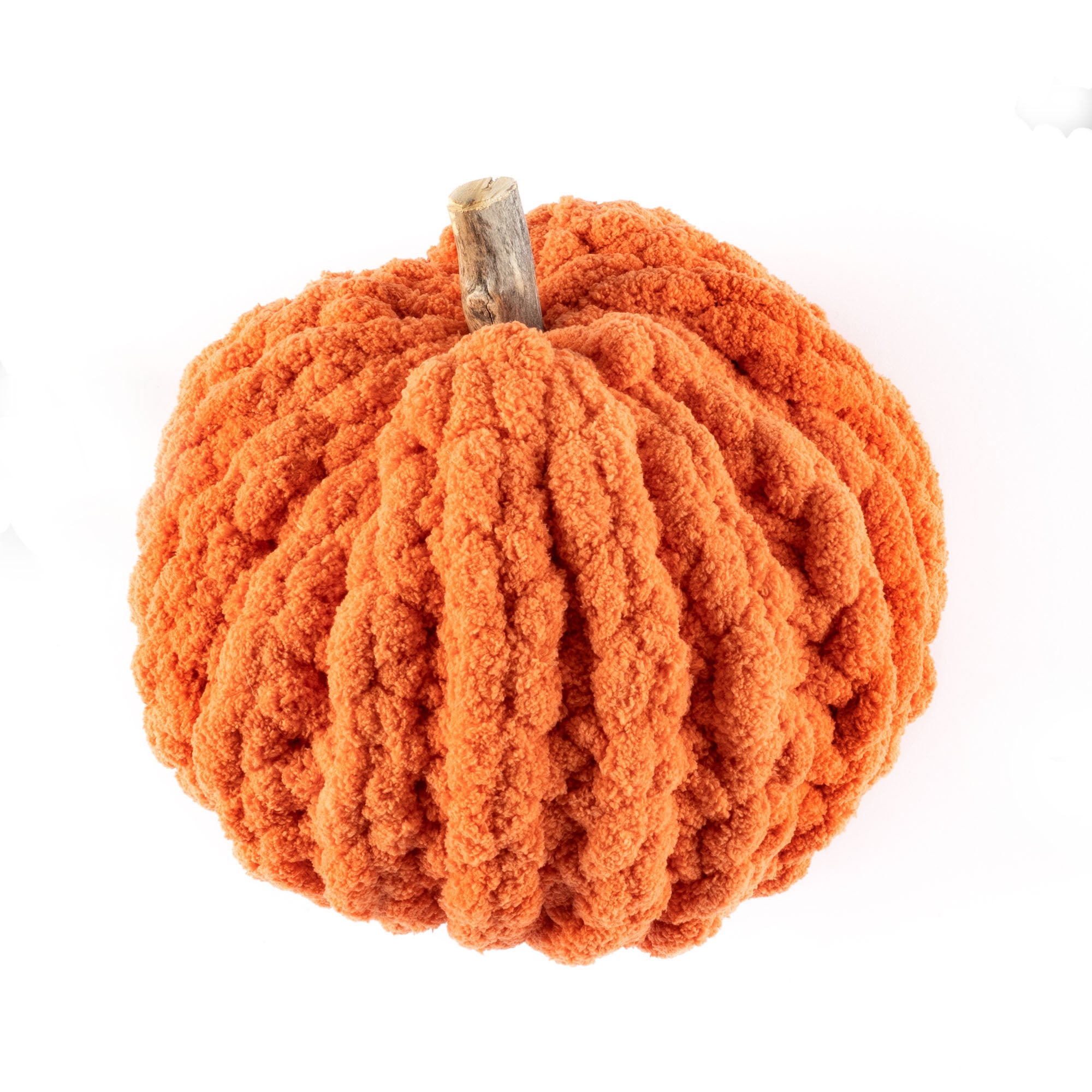 Free Beginner Bernat Extra Thick Finger Crochet Pumpkin Pattern ...