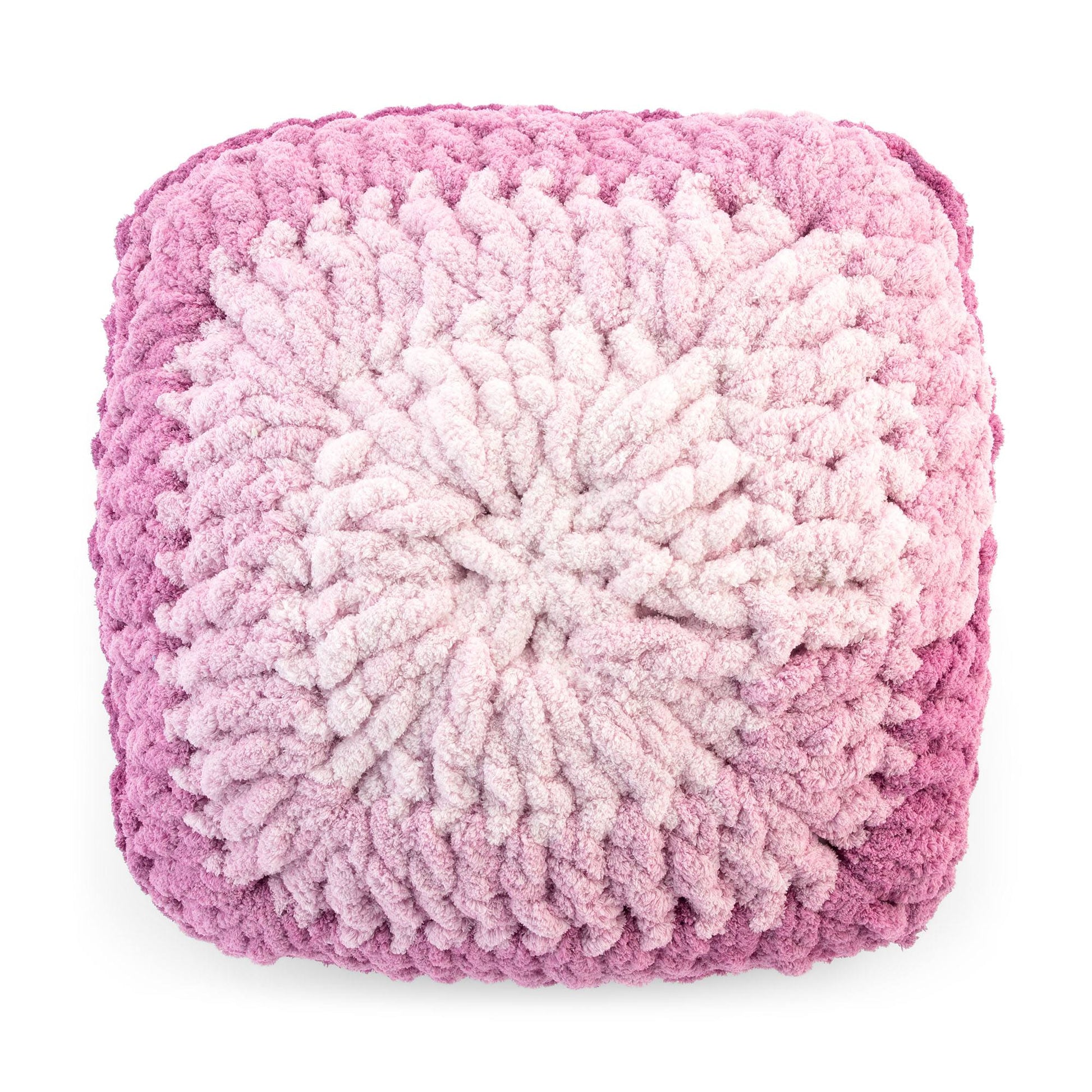 Free Easy Bernat Radiant Crochet Pillow Pattern | Yarnspirations