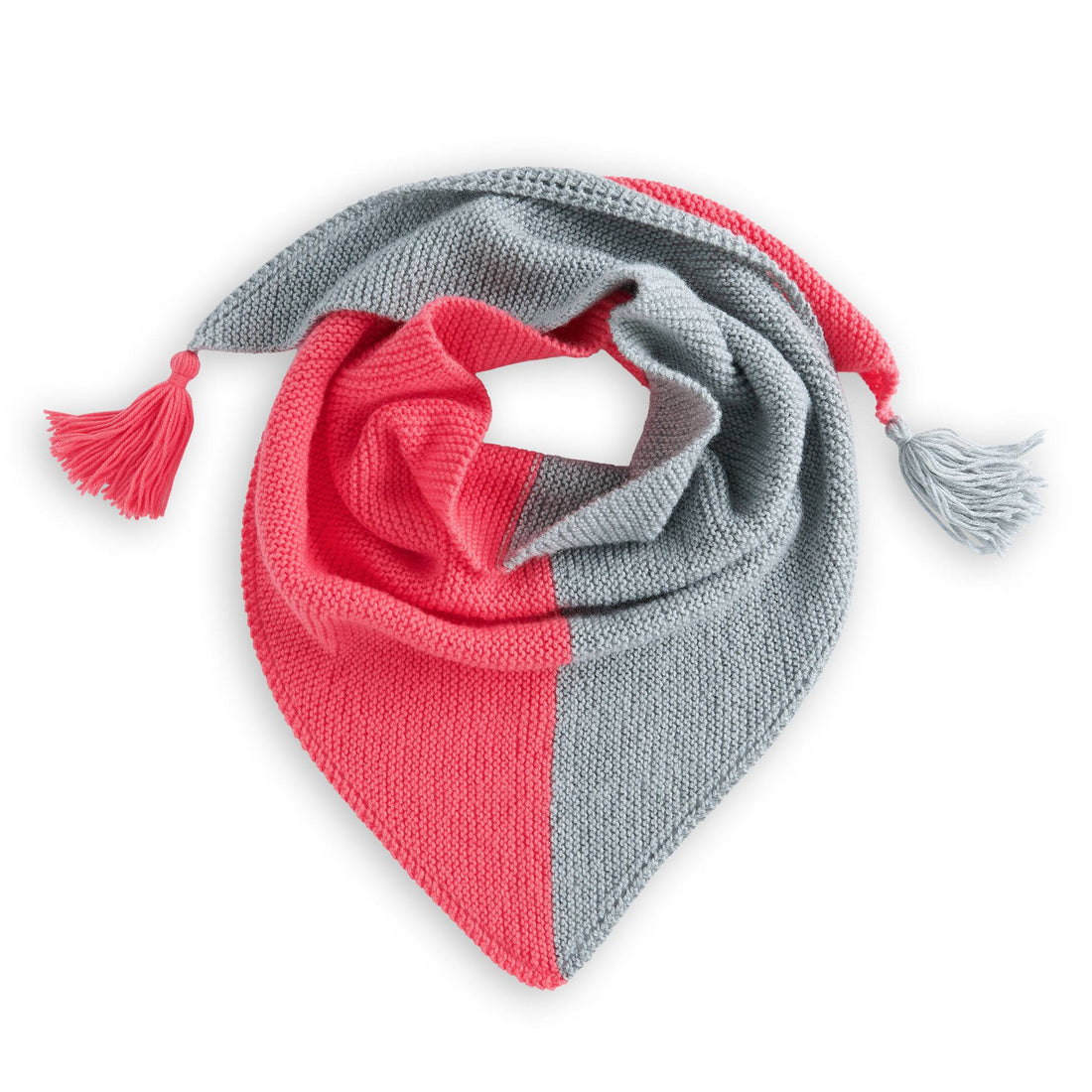 Free Beginner Bernat Beginner Taking Sides Shawl Knitting Pattern ...