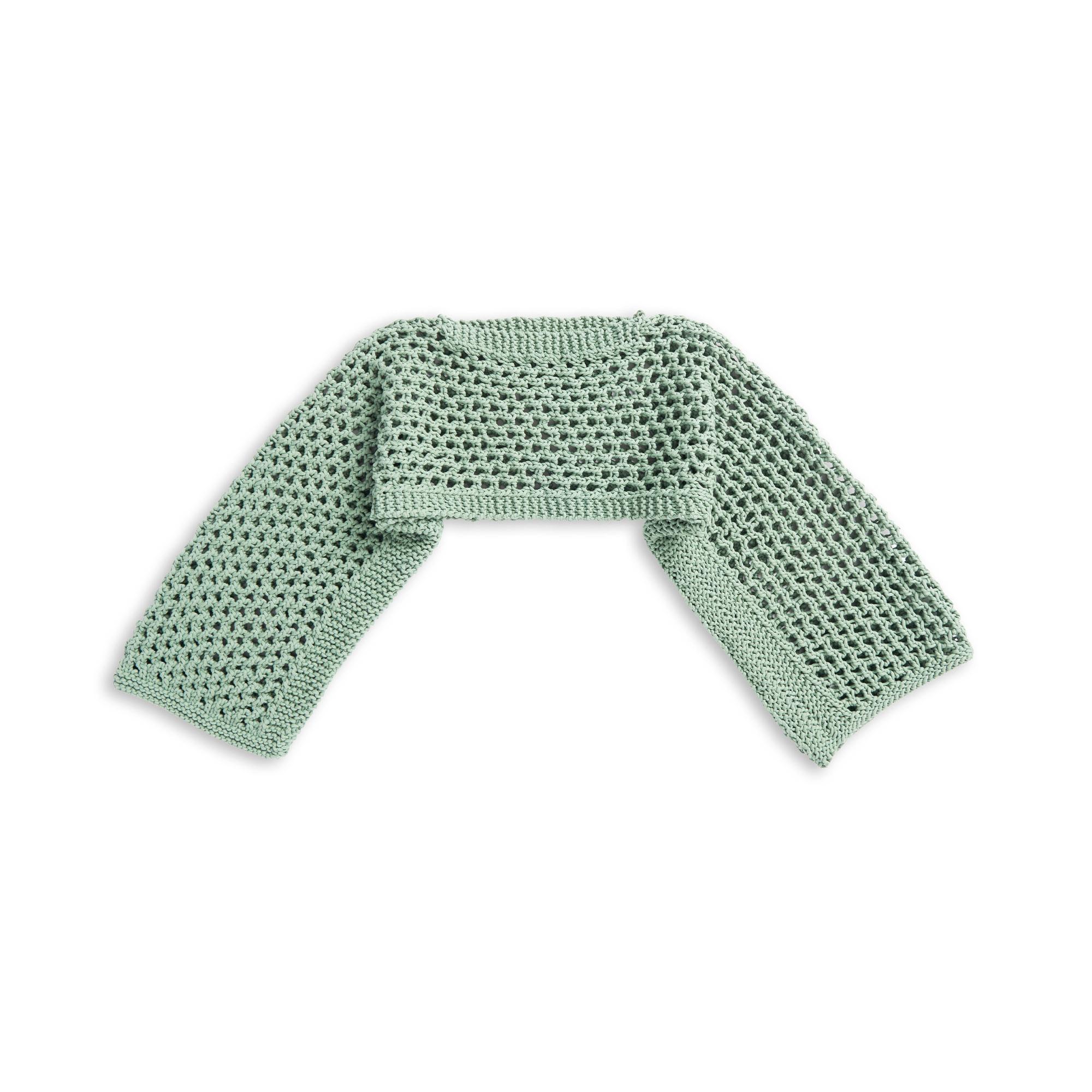 Free Easy Bernat Fairycore Knit Mesh Shrug Pattern | Yarnspirations