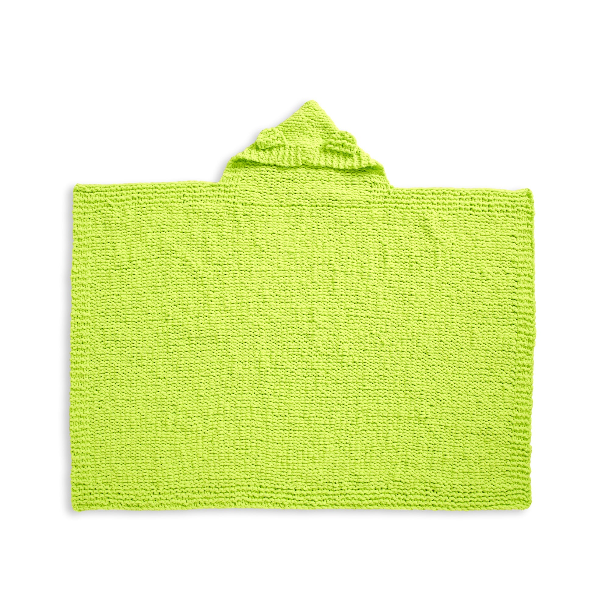 Free Easy Bernat Bear Hug Hooded Knit Pet Blanket Pattern | Yarnspirations