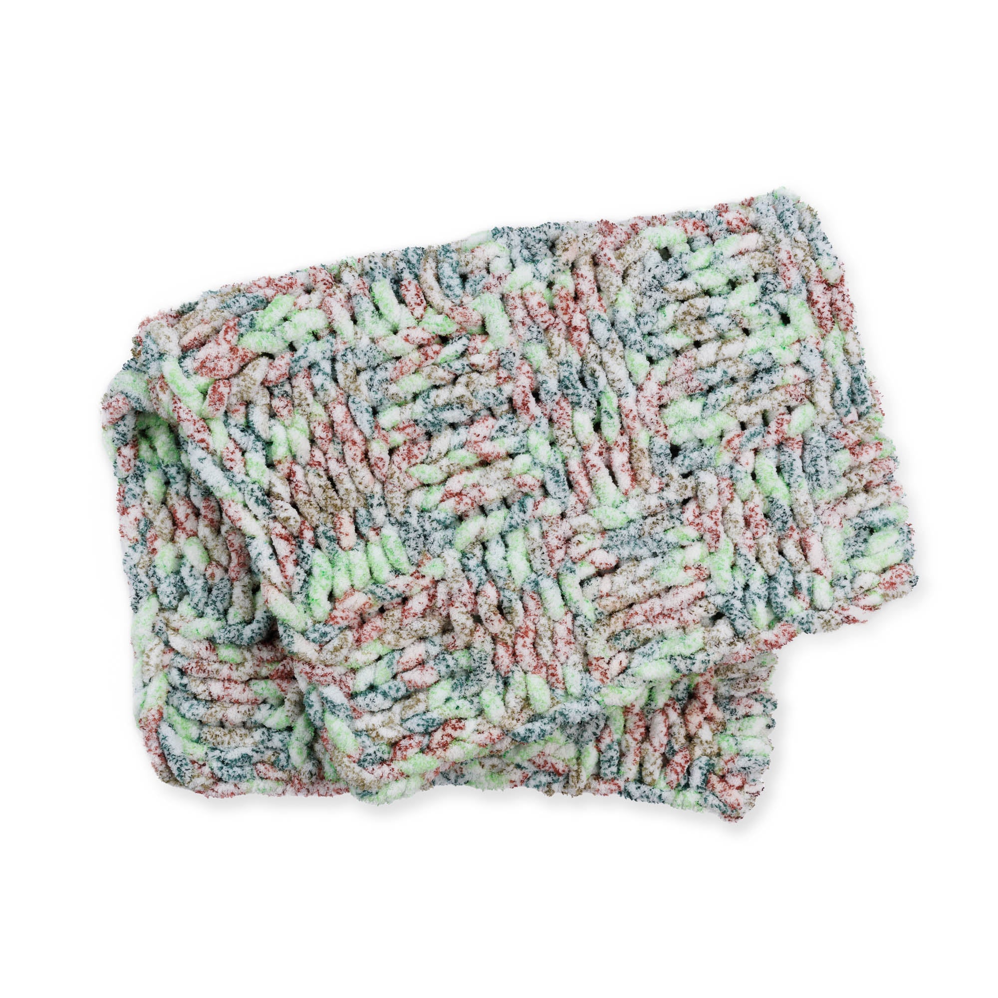 Free Easy Bernat Bold Knit Textured Check Blanket Pattern | Yarnspirations