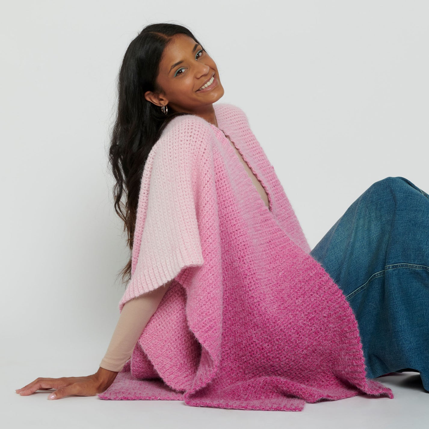 Free Beginner Caron 2-Piece Shawl Crochet Pattern | Yarnspirations