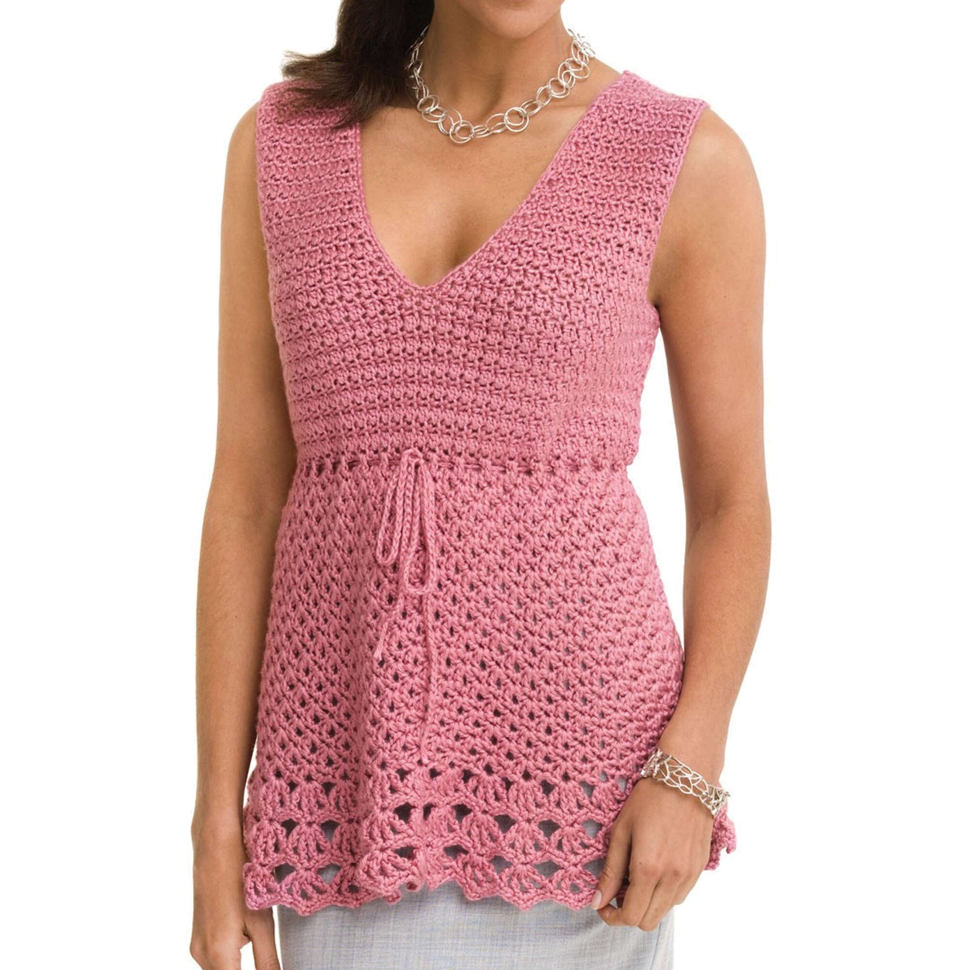 Free Caron Crochet Long Lacy Jacket Pattern | Yarnspirations