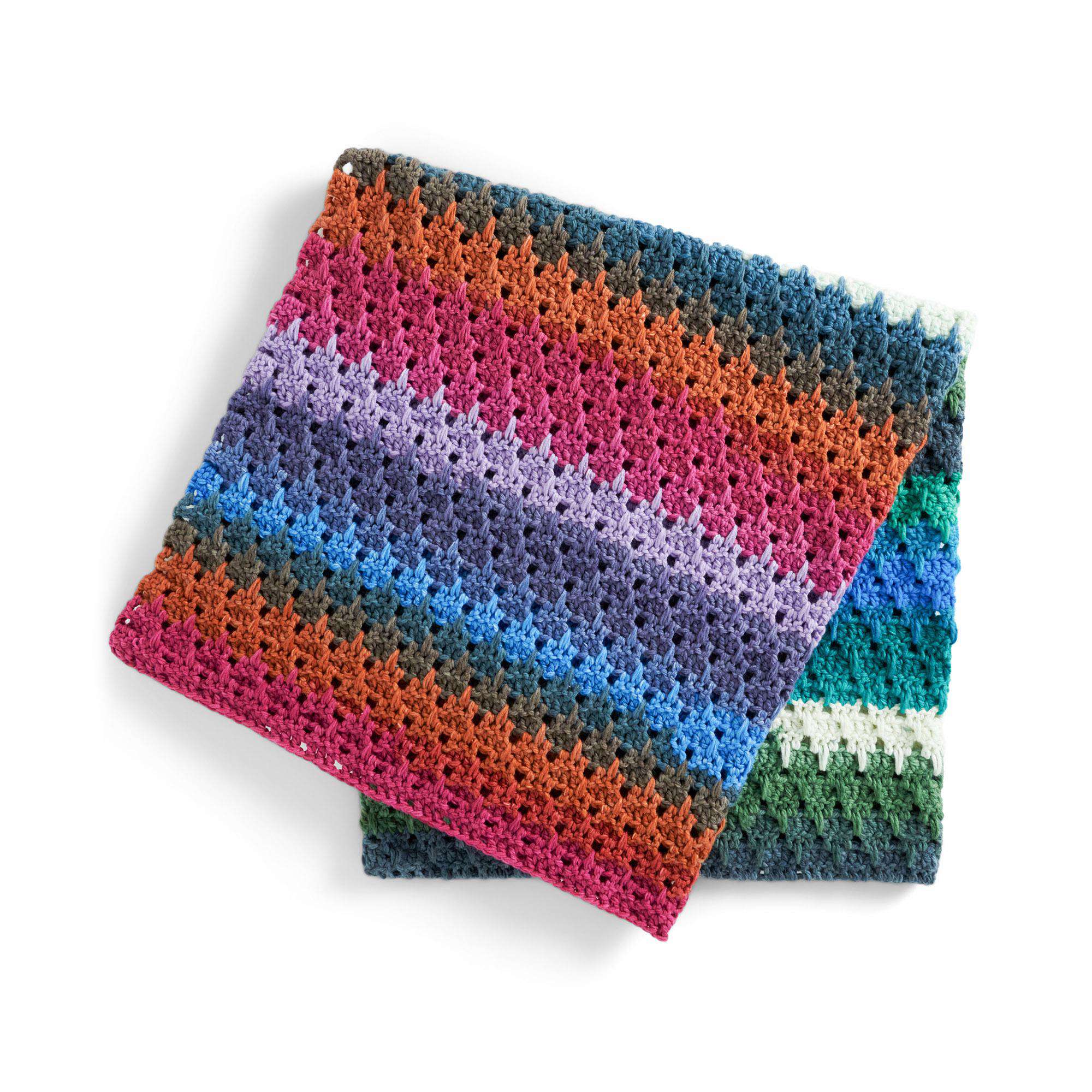 Free Easy Caron Warm & Cool Blanket Crochet Pattern | Yarnspirations