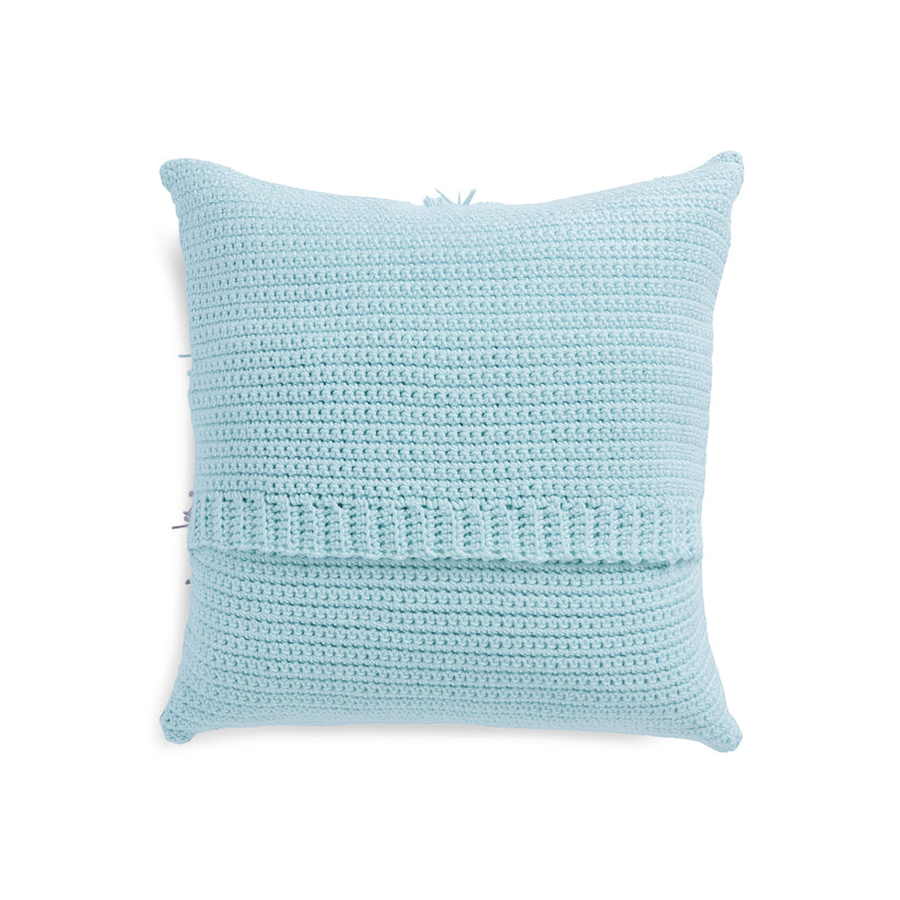 Free Easy Caron Abstract Garden Puffs Pillow Crochet Pattern ...