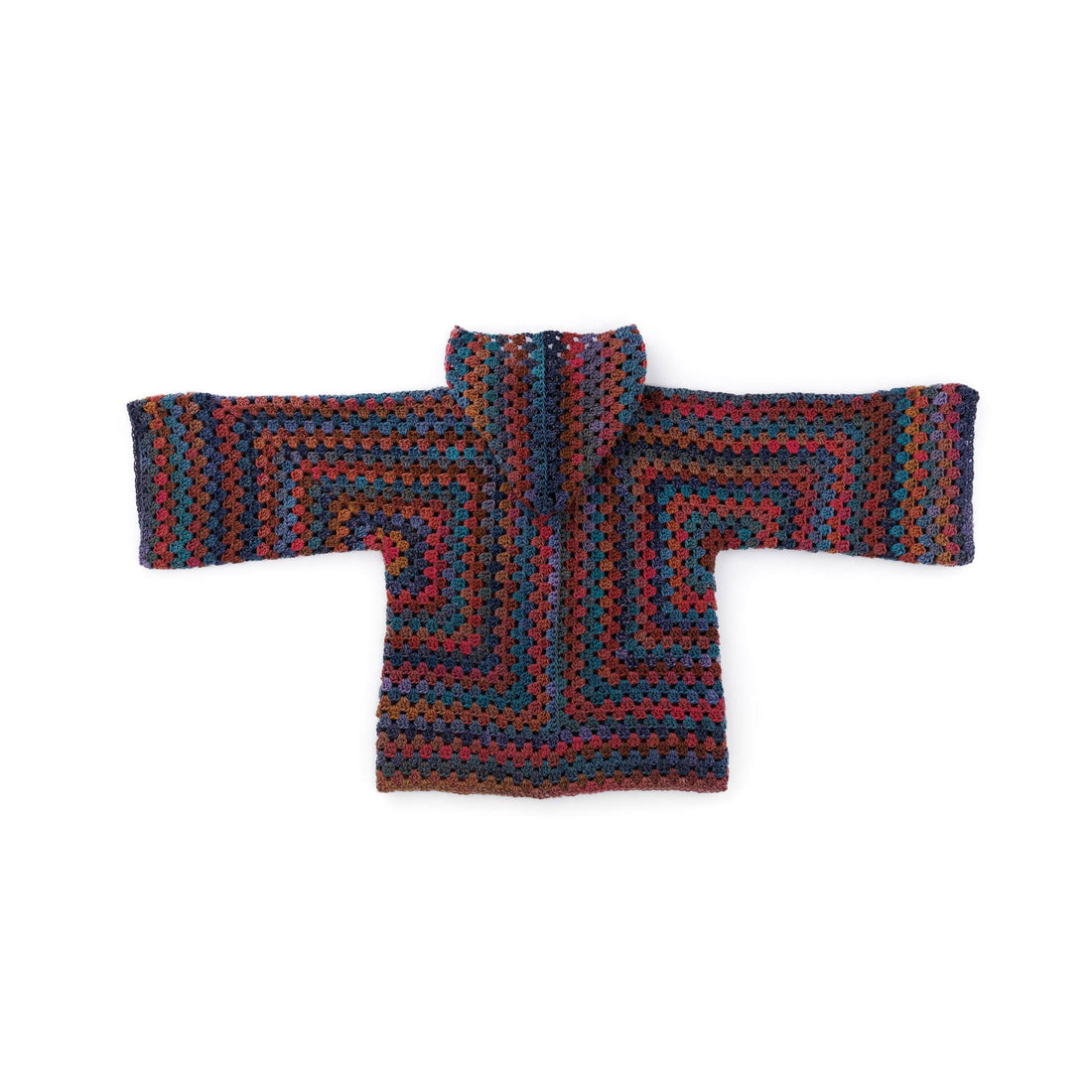 Free Easy Caron Crochet Hooded Hexi Cardi gan Pattern | Yarnspirations