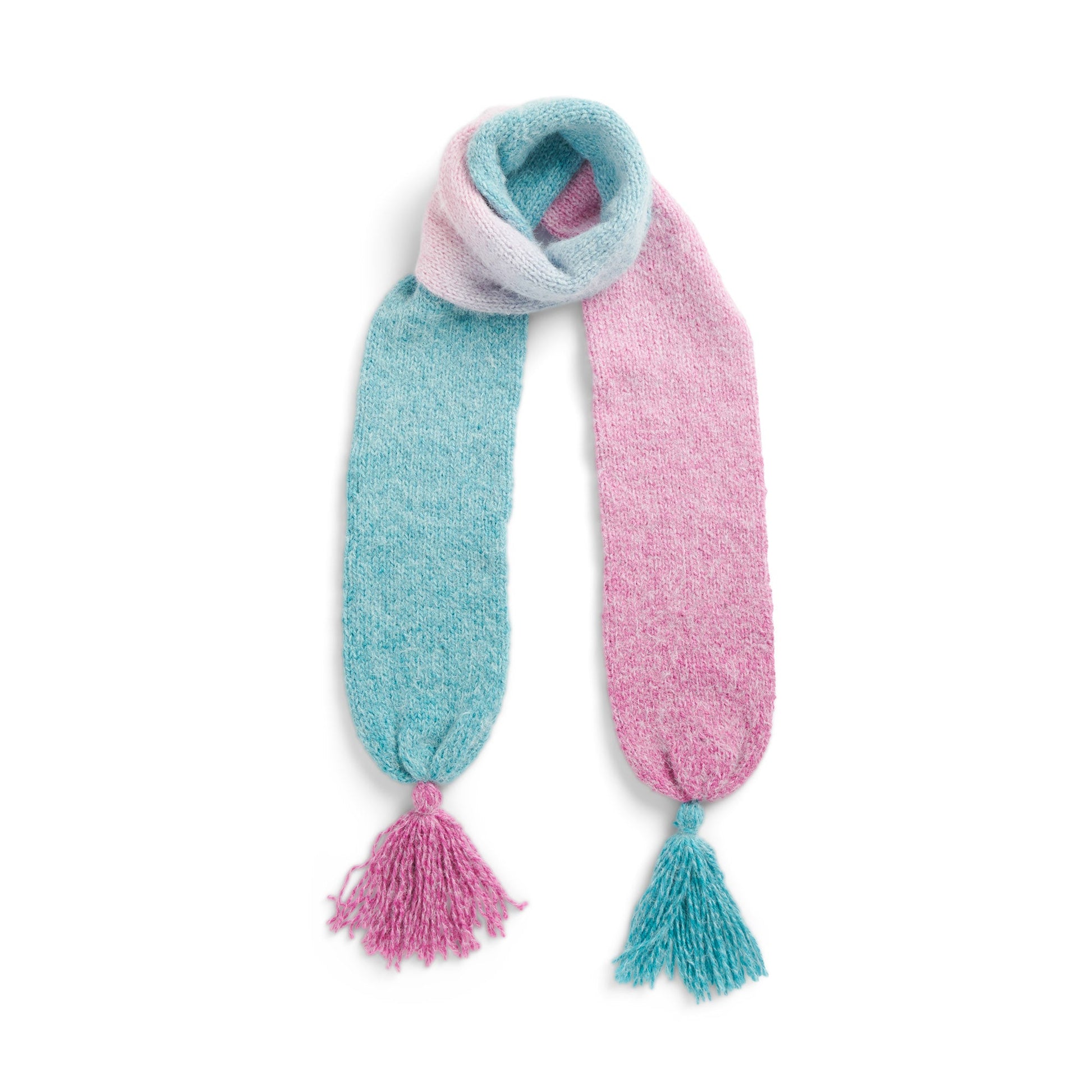 Free Beginner Caron Fade Out Scarf Knitting Pattern | Yarnspirations