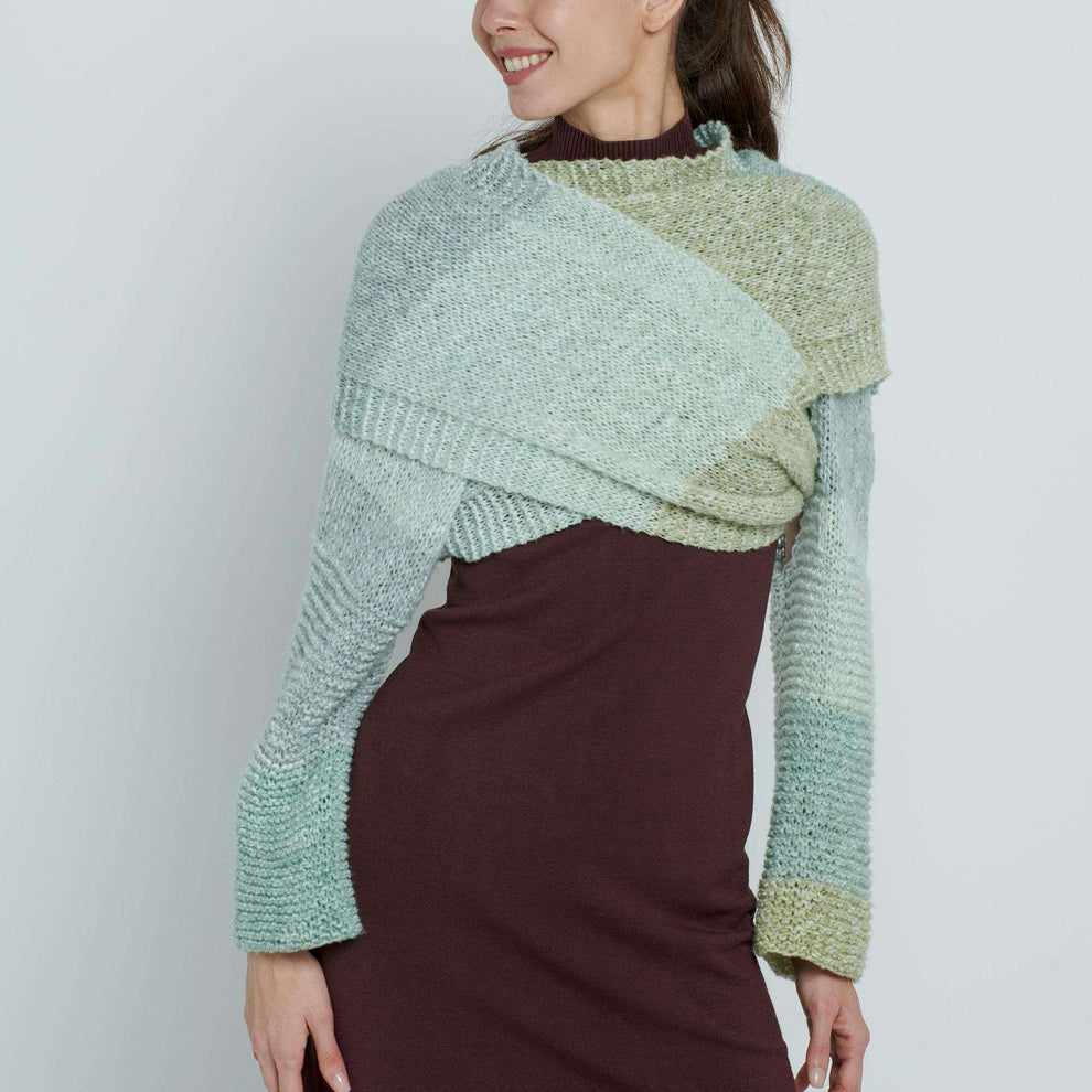 Caron Knit Convertible 4-Way Wrap | Yarnspirations