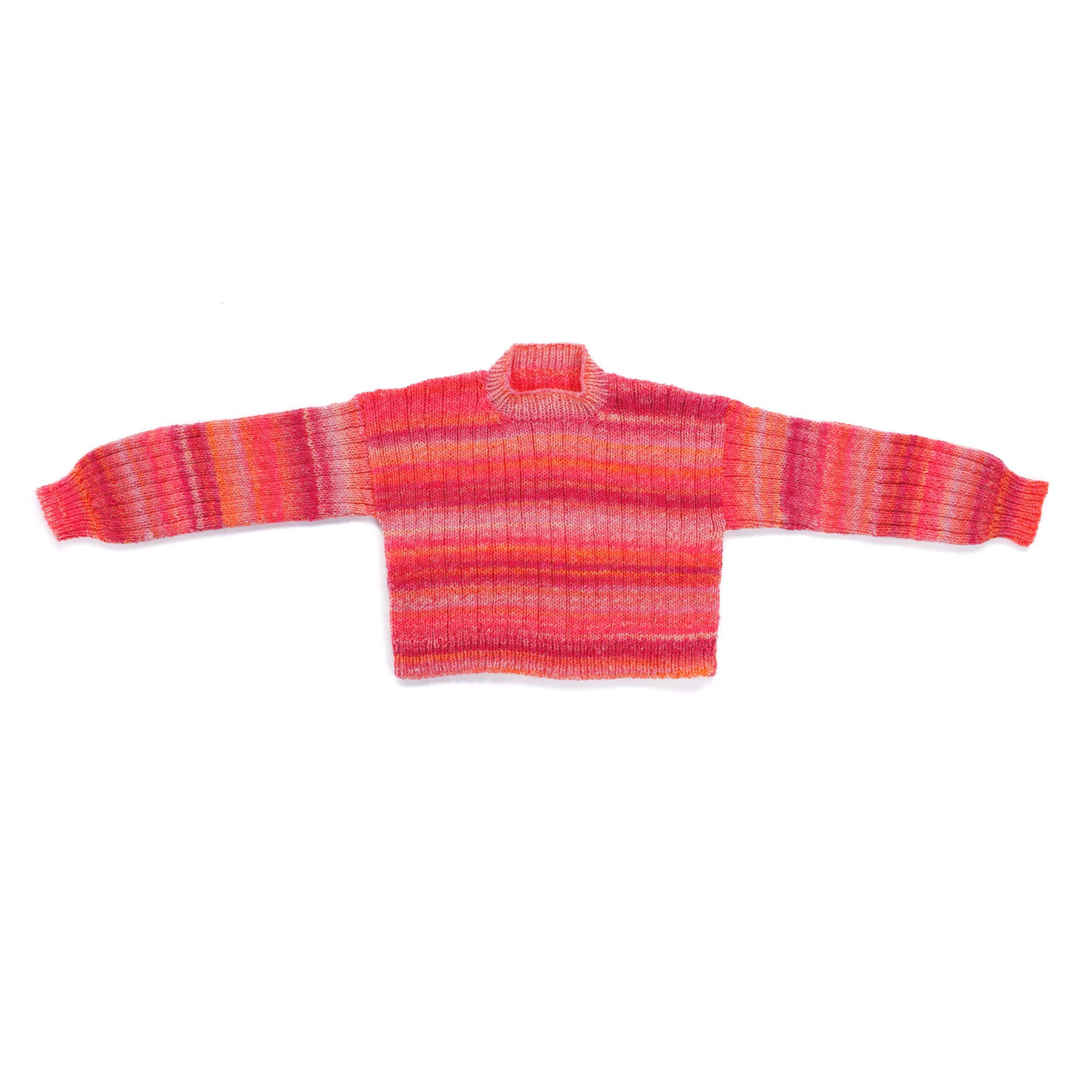 Free Easy Caron Ribbed and Cropped Knit Pullover Pattern | Yarnspirations