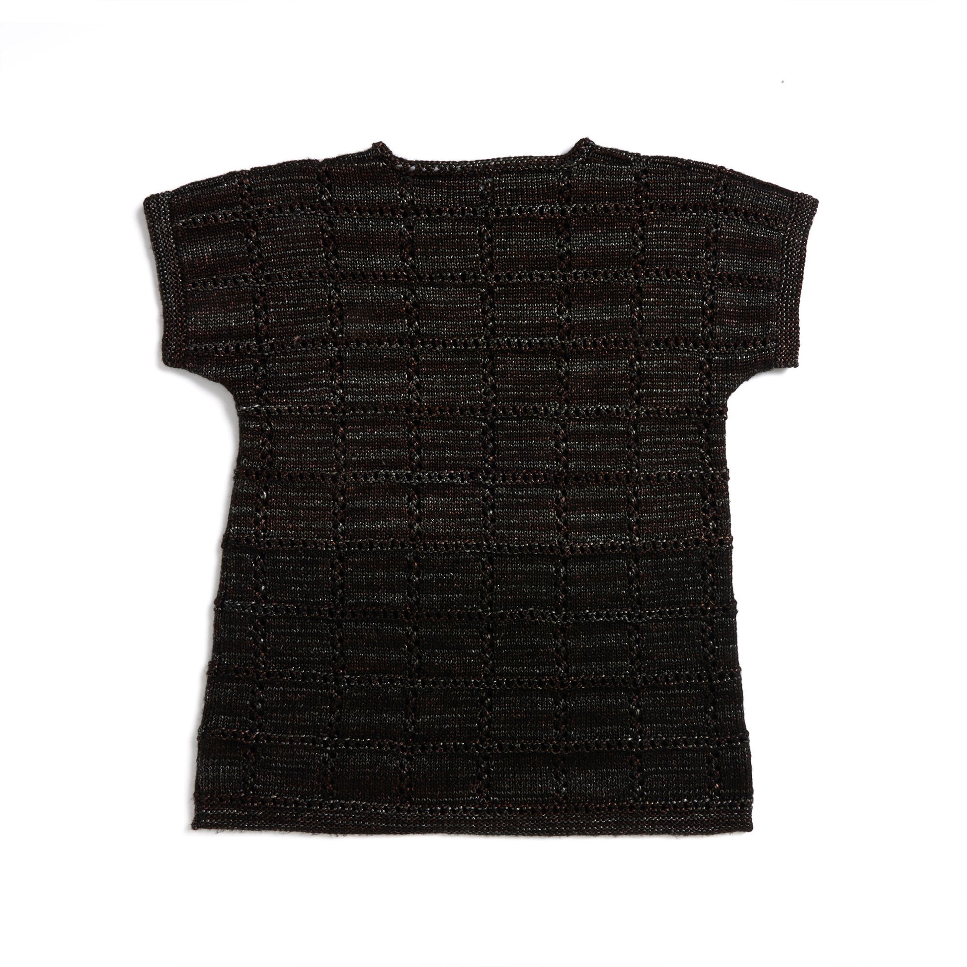 Free Intermediate Caron Knit Boxy Tunic Tee Pattern | Yarnspirations