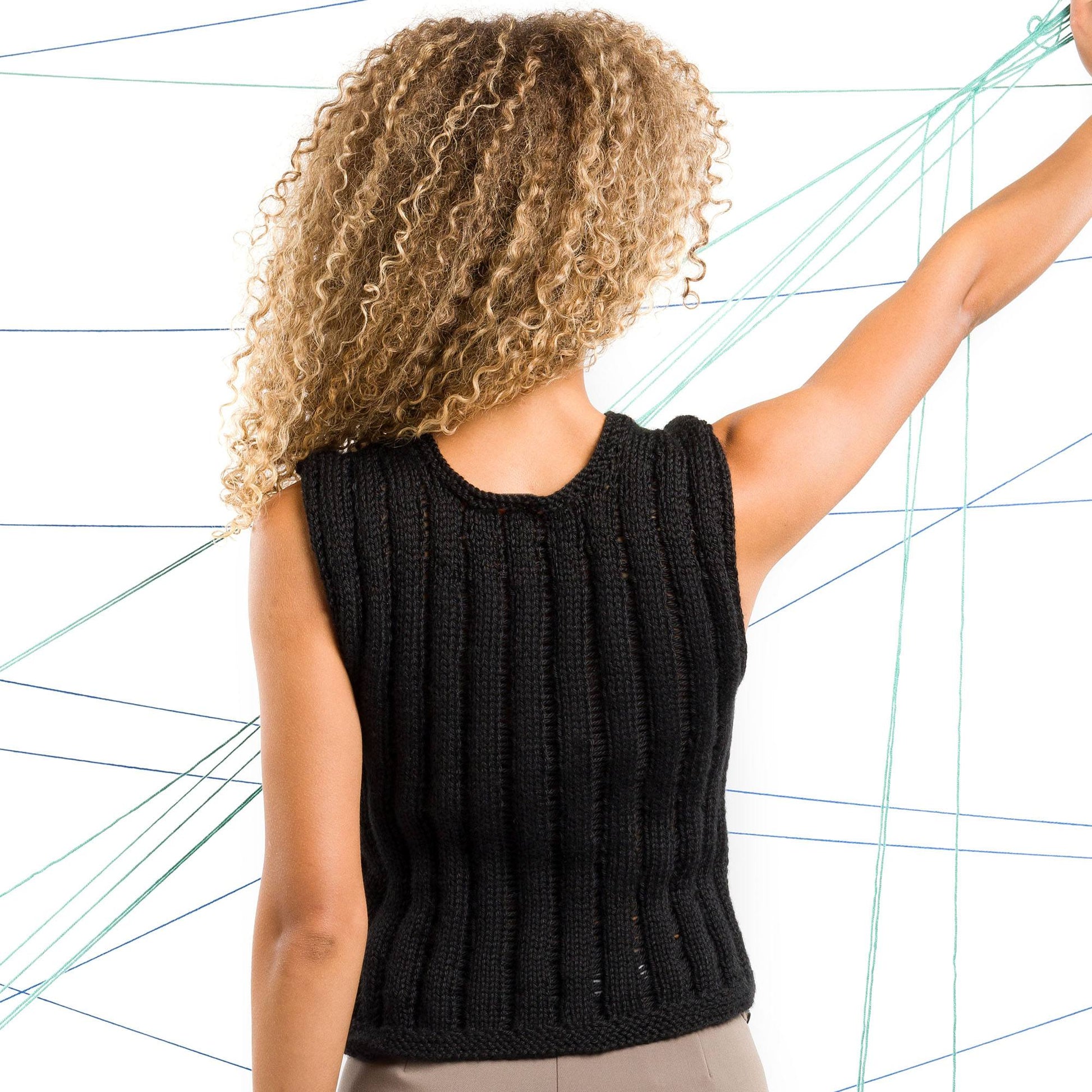 Free Easy Caron Let It Slide Knit Top Pattern | Yarnspirations