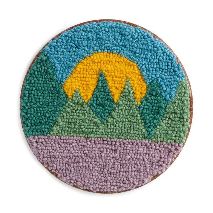 Free Easy Caron Boreal Woods Punch Needle Wall Hanging Craft Pattern ...