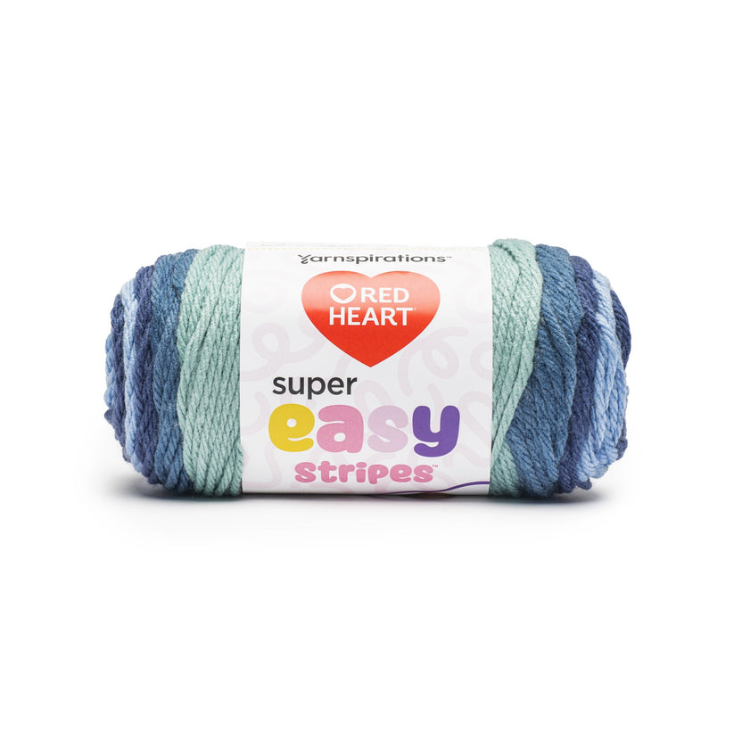 Red Heart Super Easy Stripes Yarn (198g/7oz) | Yarnspirations