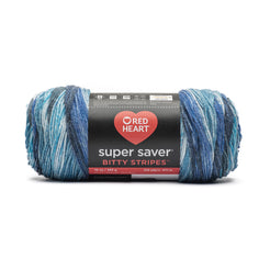 Red Heart Super Saver Bitty Stripes Yarn | Yarnspirations