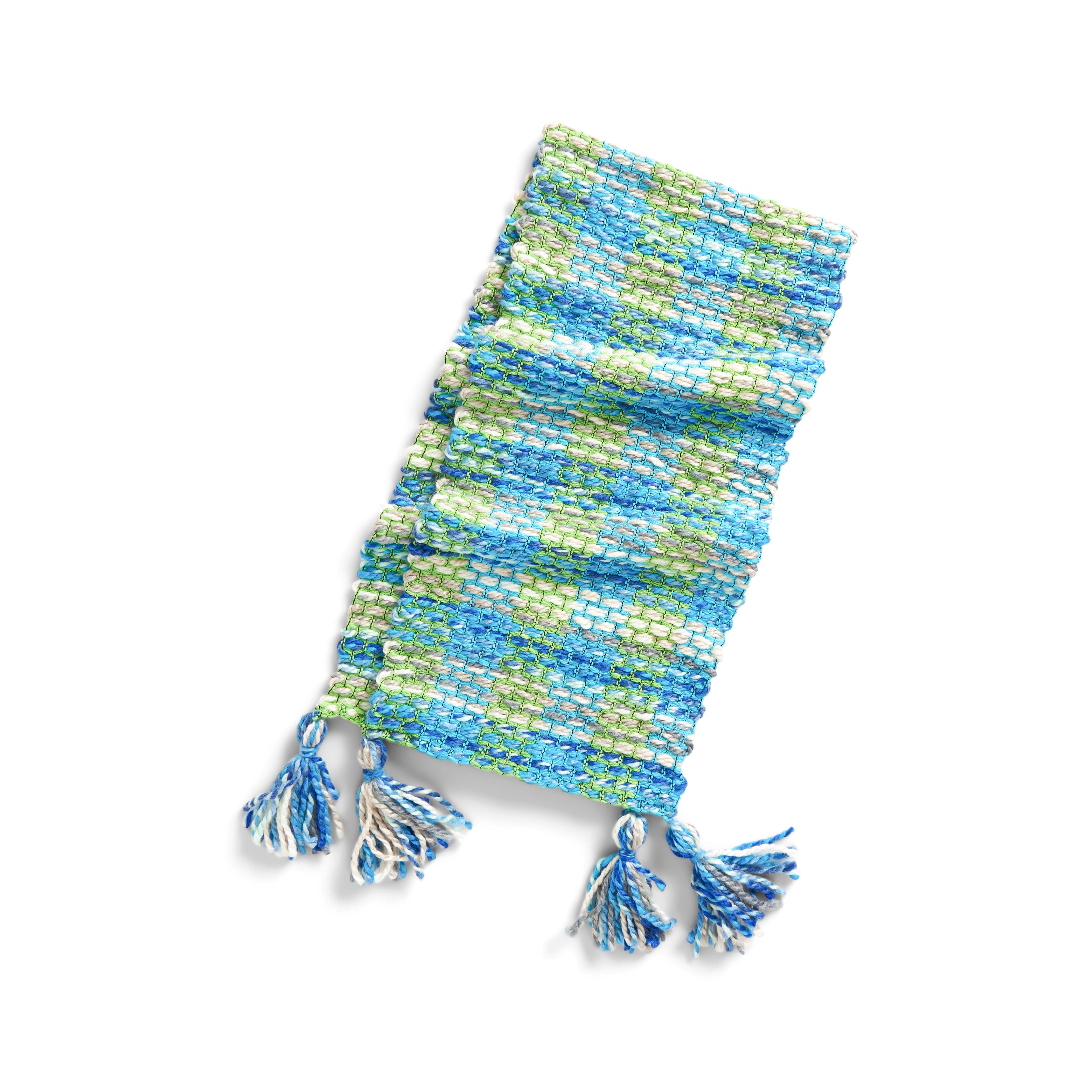 Free Beginner Bernat Gingham Weaving Scarf Crafting Pattern ...
