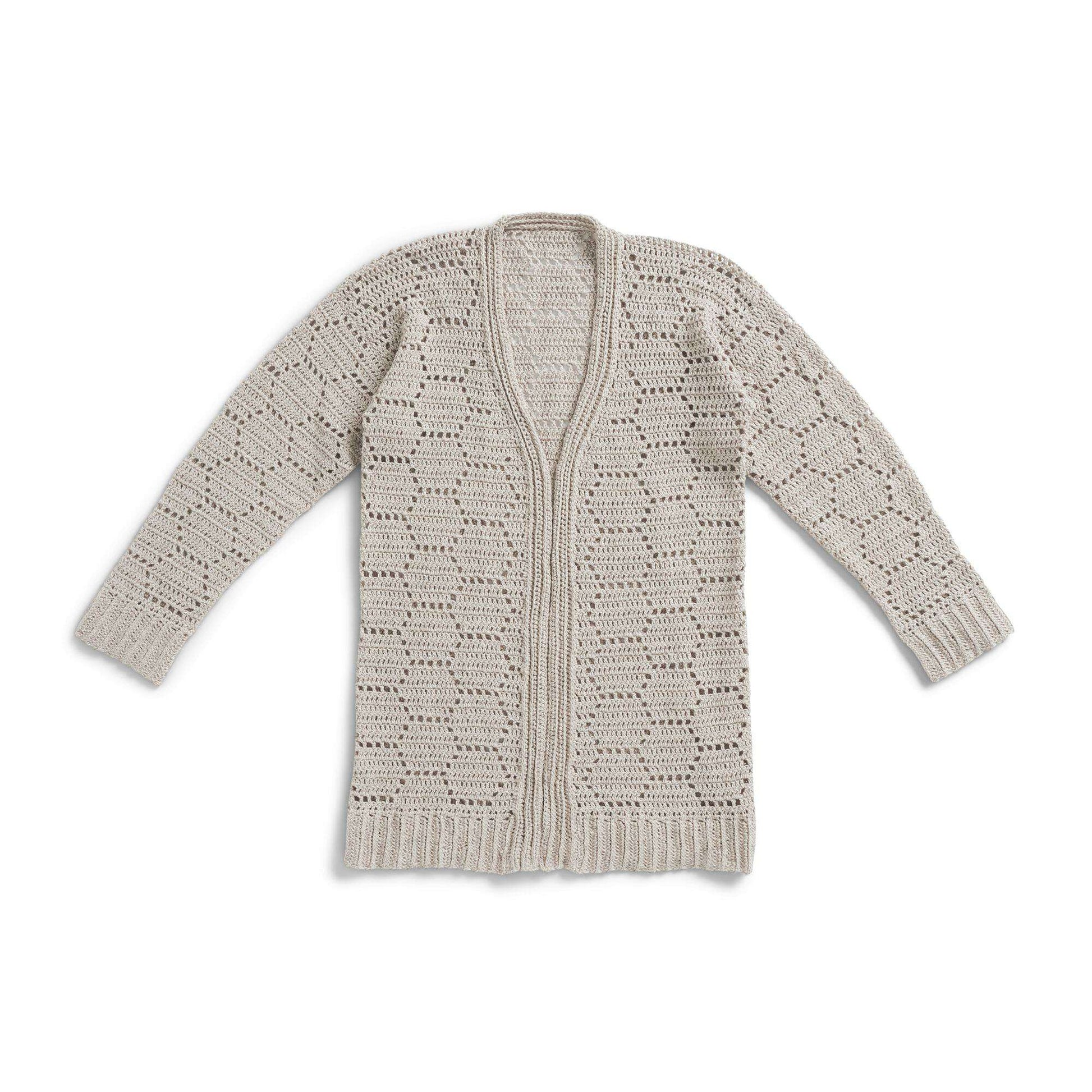 Patons Balmy Beach Crochet Cardigan | Yarnspirations