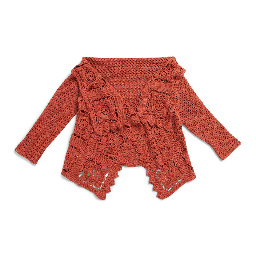 Free Easy Patons Willowdale Crochet Cardigan Pattern | Yarnspirations
