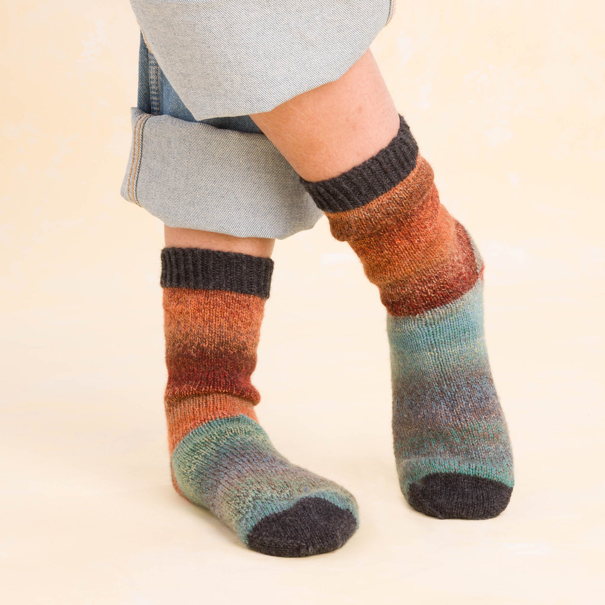 Free Patons Sock-a-Block Socks Knitting Pattern | Yarnspirations