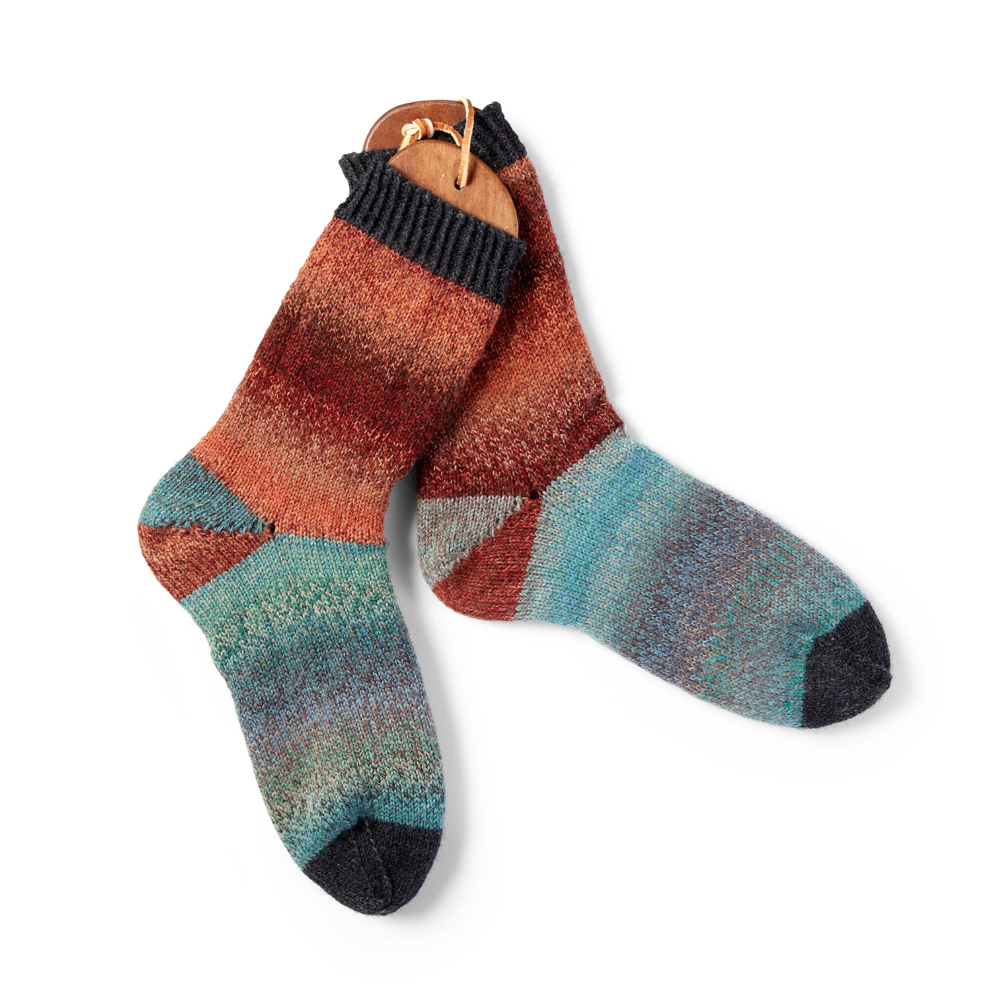 Free Patons Sock-a-Block Socks Knitting Pattern | Yarnspirations