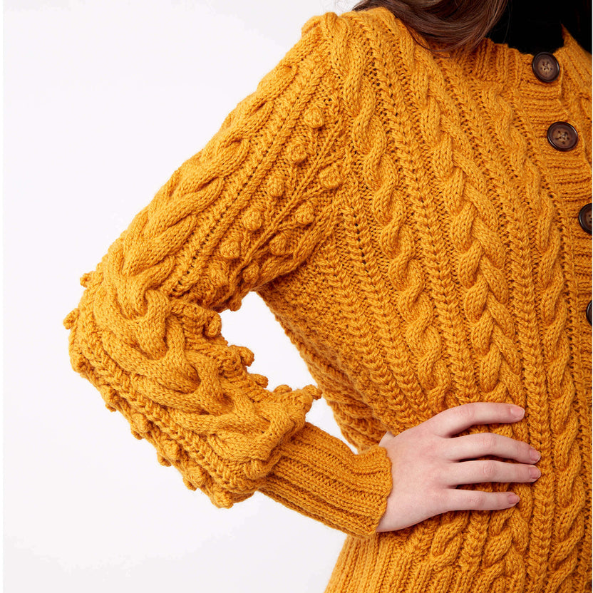 Free Patons Dovercourt Cardigan Knitting Pattern | Yarnspirations