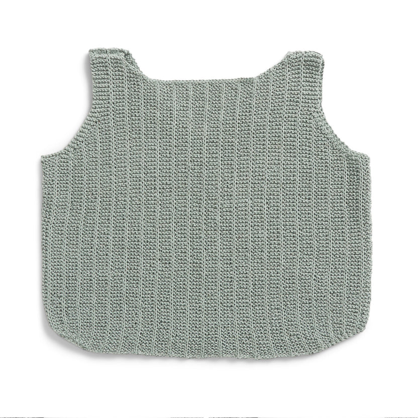 Free Patons Linen Straight Lines Knit Tank Pattern | Yarnspirations