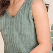 Free Patons Linen Straight Lines Knit Tank Pattern | Yarnspirations