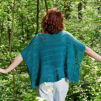Free Beginner Patons Summer Poncho Knitting Pattern | Yarnspirations