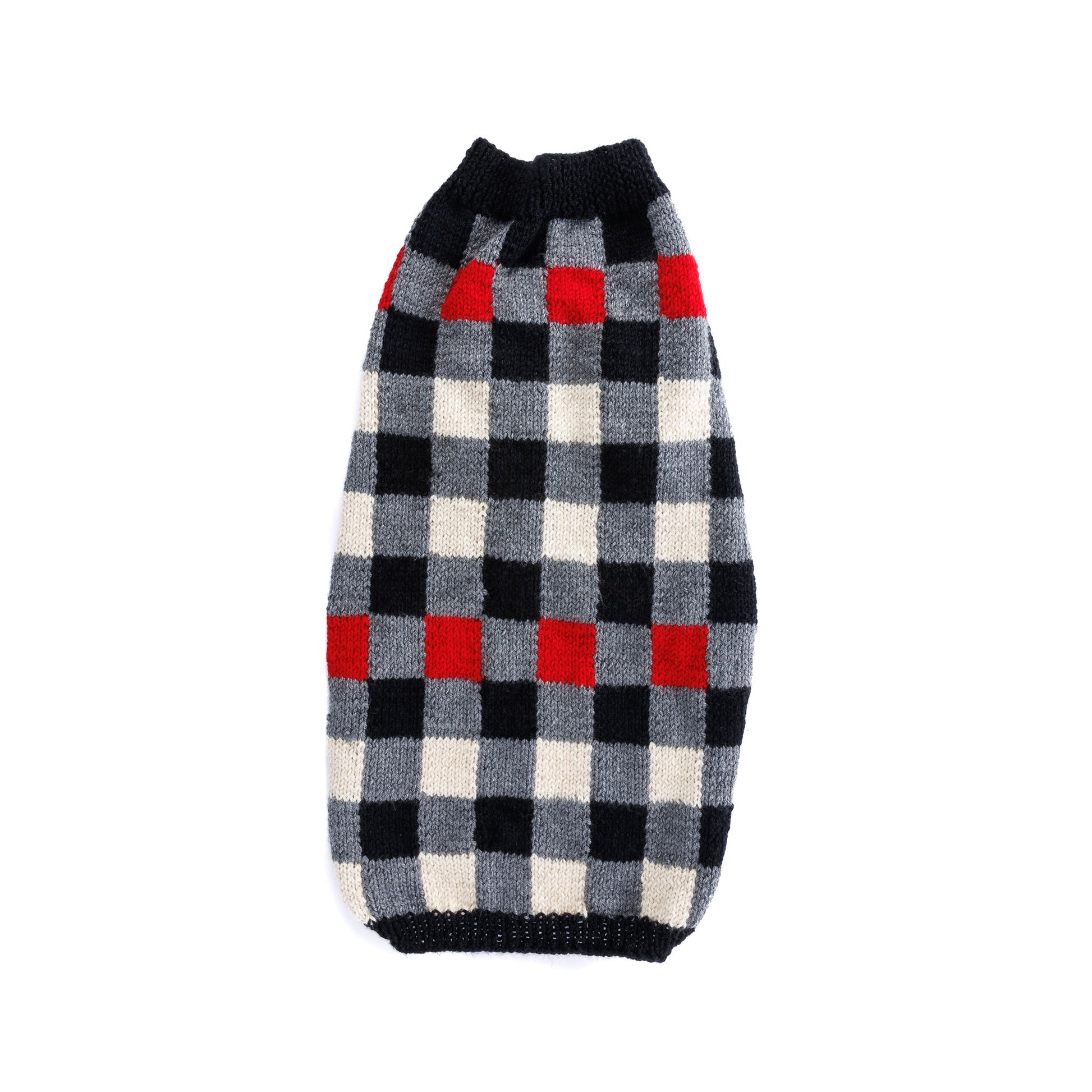 Free Patons Canine Checks Knitting Pattern | Yarnspirations