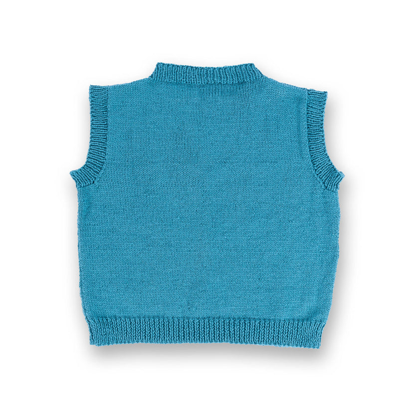 Free Patons Carfrae Knit Argyle Vest Pattern | Yarnspirations