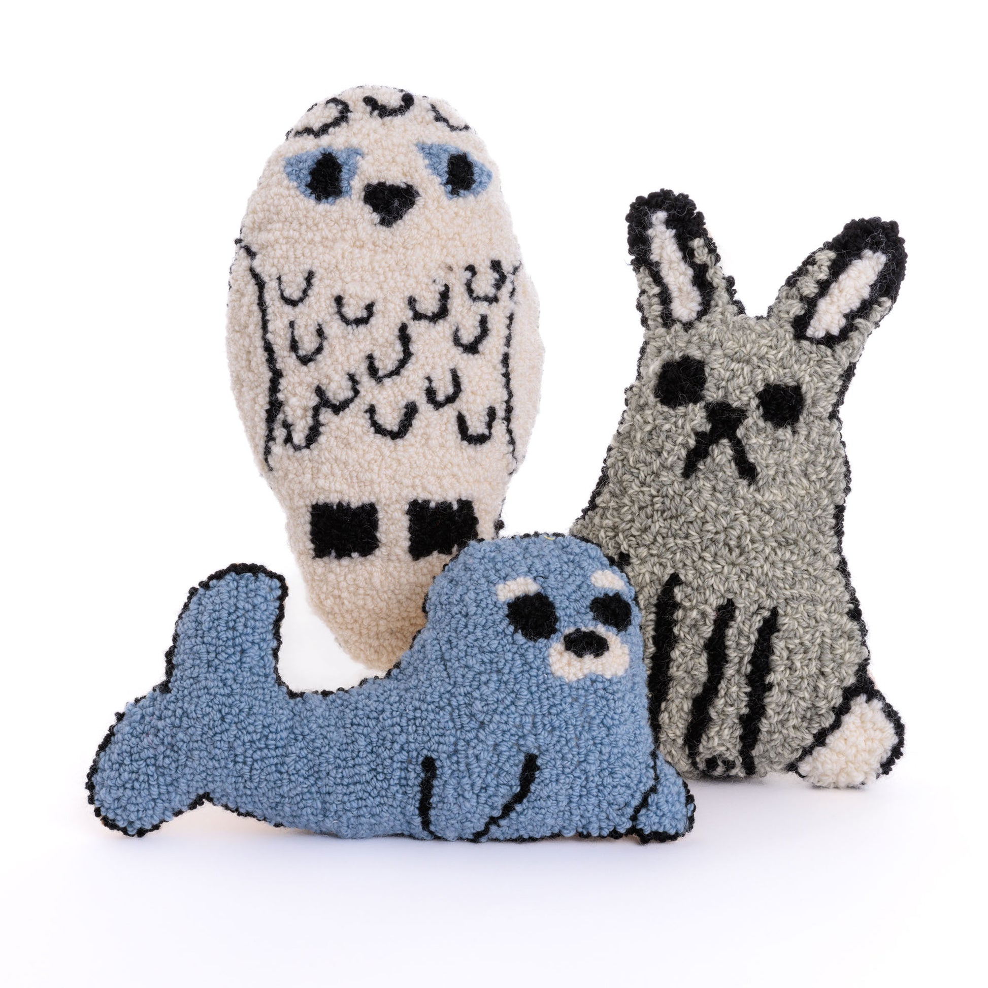 Free Easy Patons Winter Wonderland Punch Needle Critters Pattern ...