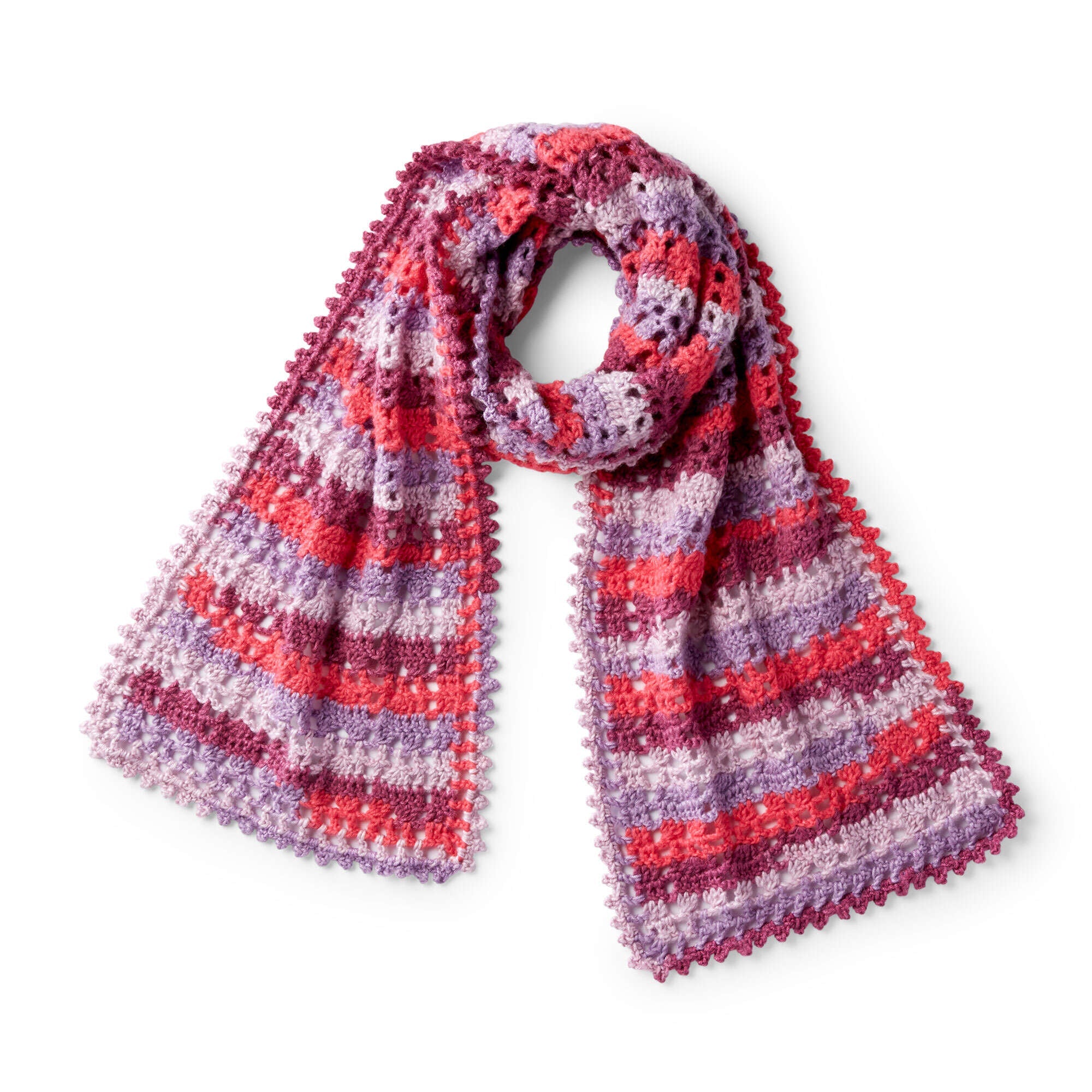 Free Easy Red Heart Heartwarming Scarf By Susan Heyn Crochet Pattern ...
