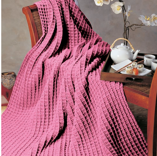 Free Easy Red Heart Shadow Box Throw Crochet Pattern | Yarnspirations