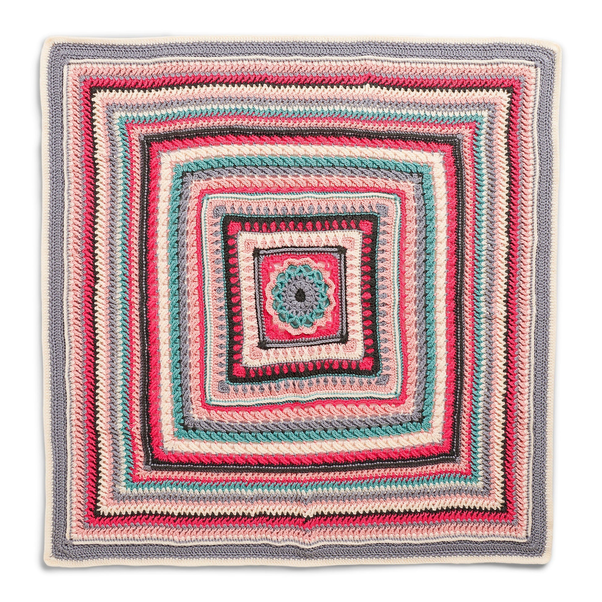 Free Red Heart Study of Determination Afghan Crochet Pattern ...