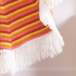 Free Red Heart Crochet Stay Weird Blanket Pattern | Yarnspirations