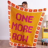 Free Easy Red Heart One More Row Crochet Blanket Pattern | Yarnspirations