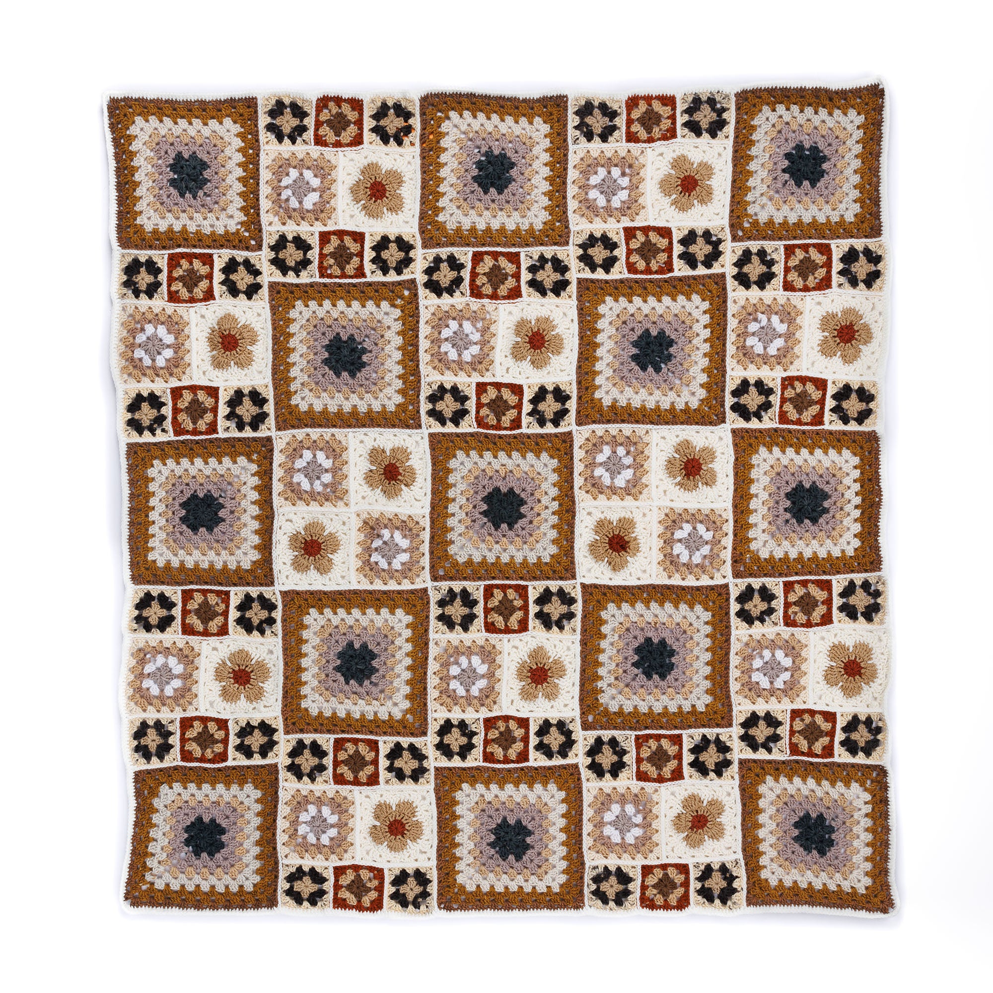 Free Easy Red Heart Patchwork Dreams Crochet Blanket Pattern ...