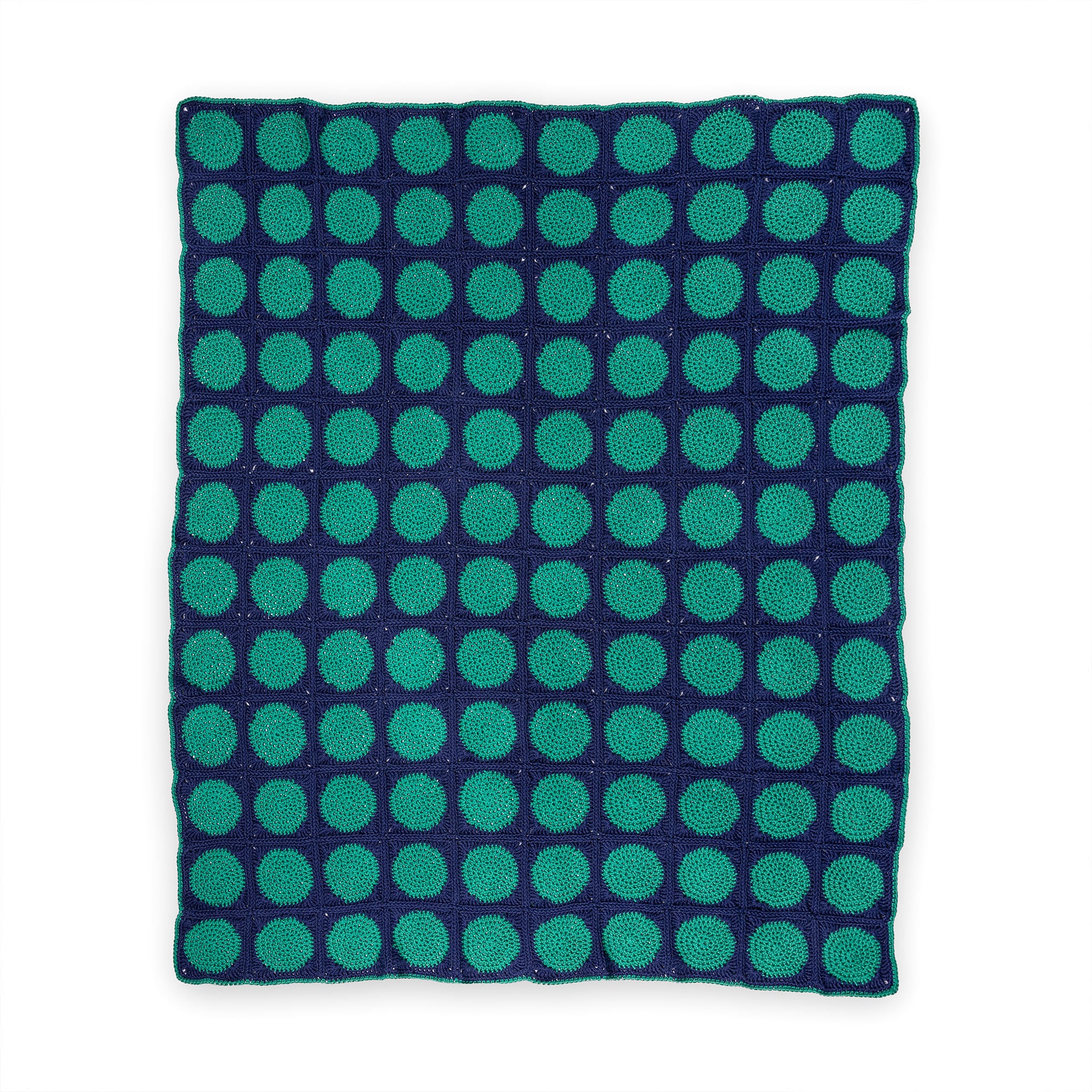 Free Easy Red Heart Dotted Duet Crochet Blanket Pattern | Yarnspirations